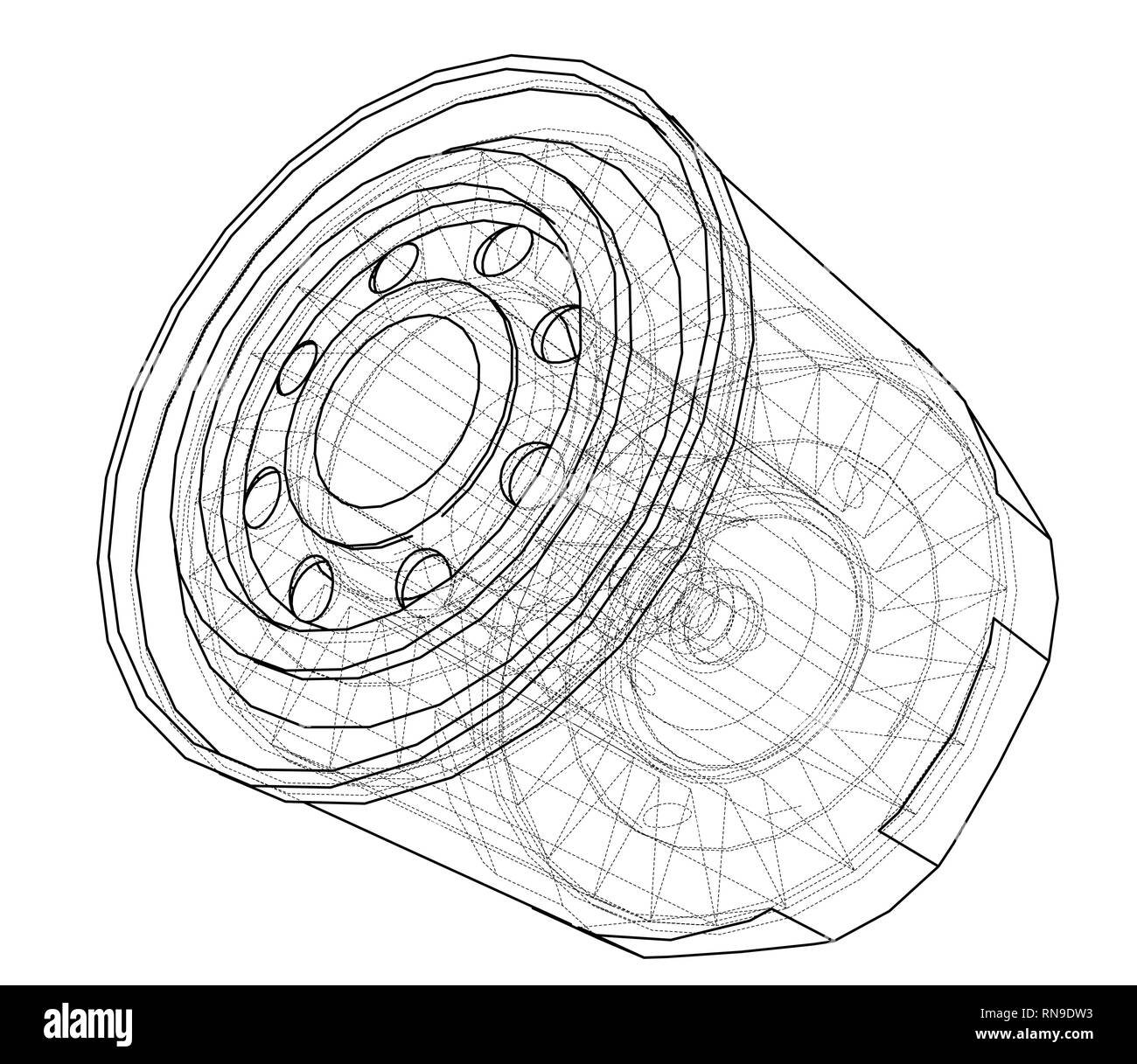 Vector oil filter concept Stock Vector Image & Art - Alamy