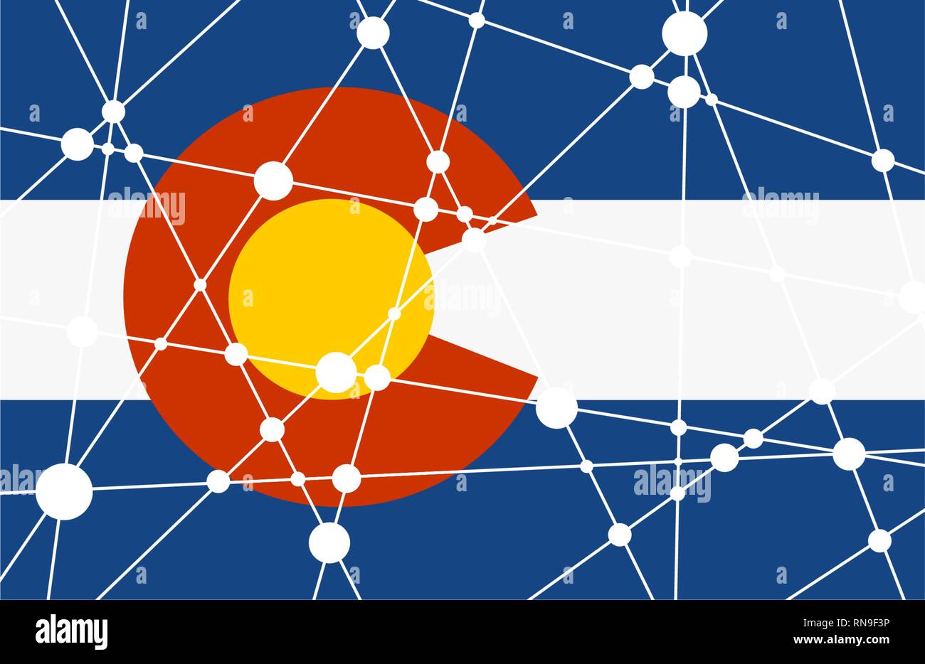 Colorado flag concept Stock Vector Image & Art - Alamy