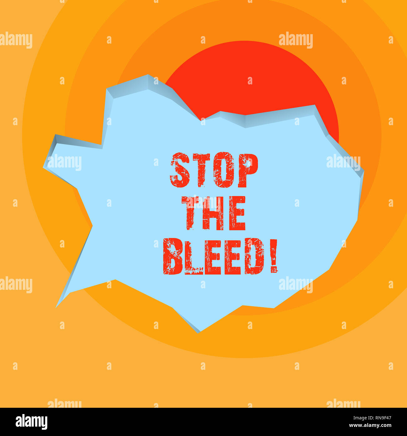 Conceptual hand writing showing Stop The Bleed. Business photo ...