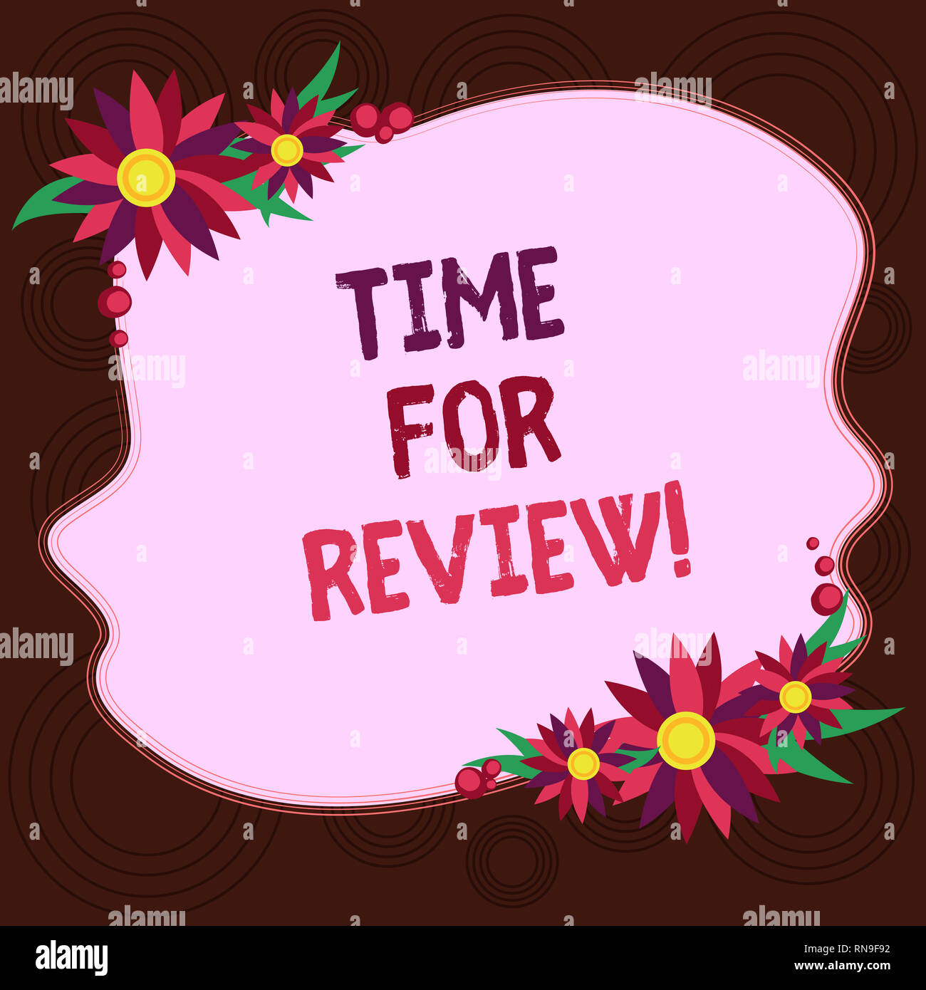Writing note showing Time For Review. Business photo showcasing ...