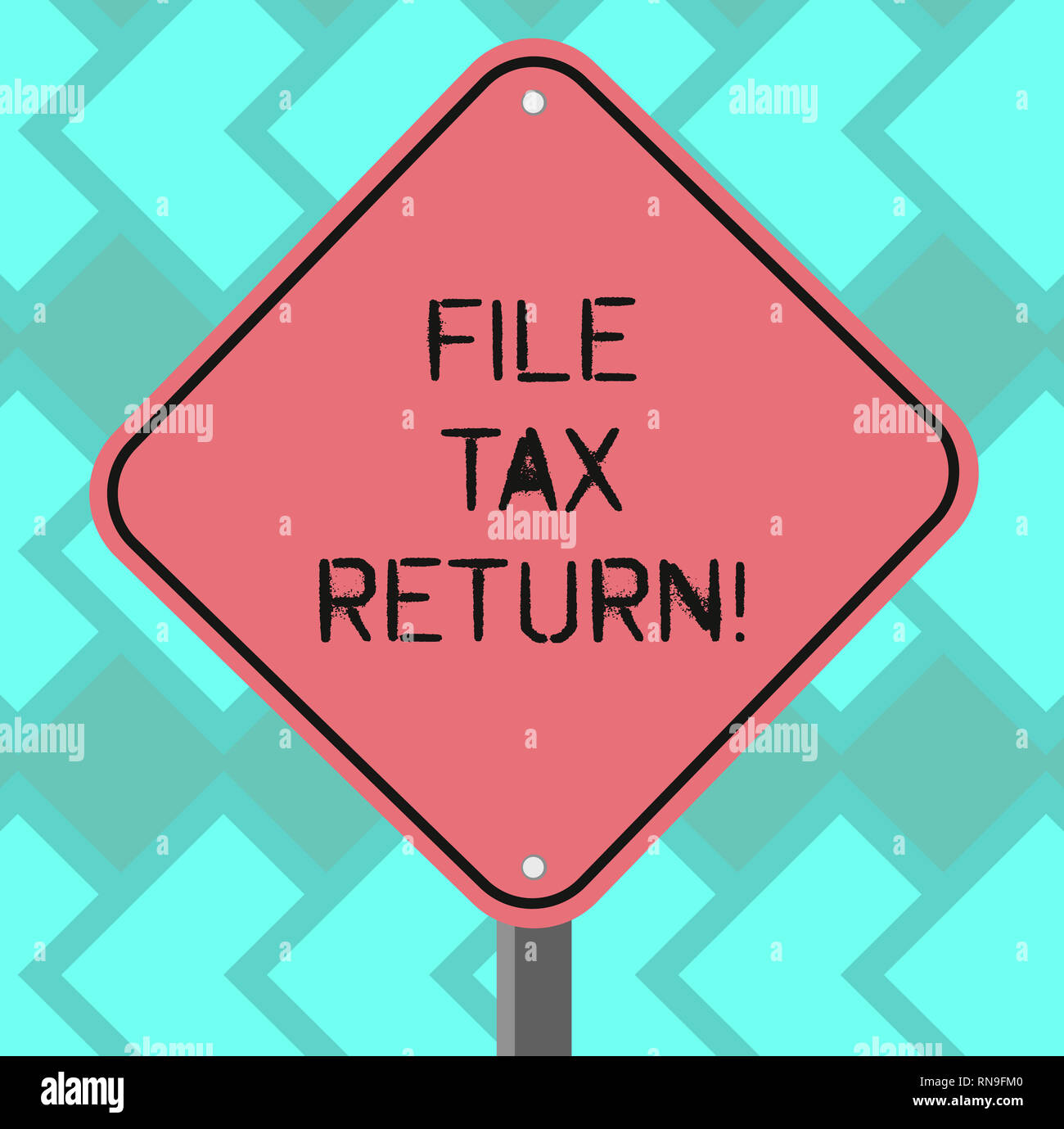 Text sign showing File Tax Return. Conceptual photo Paperwork to get ...
