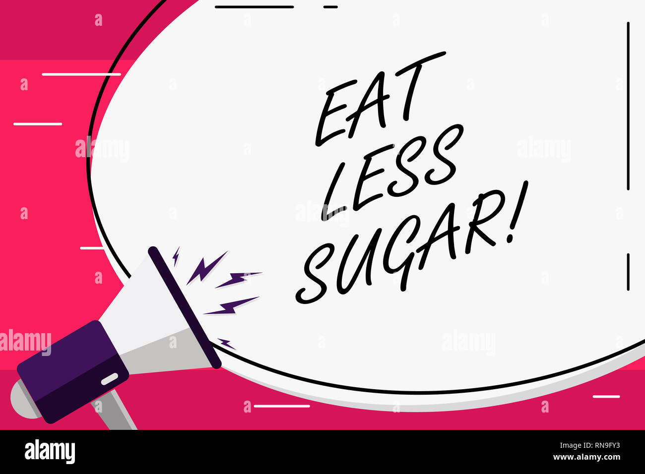 Word writing text Eat Less Sugar. Business concept for Reduction of ...