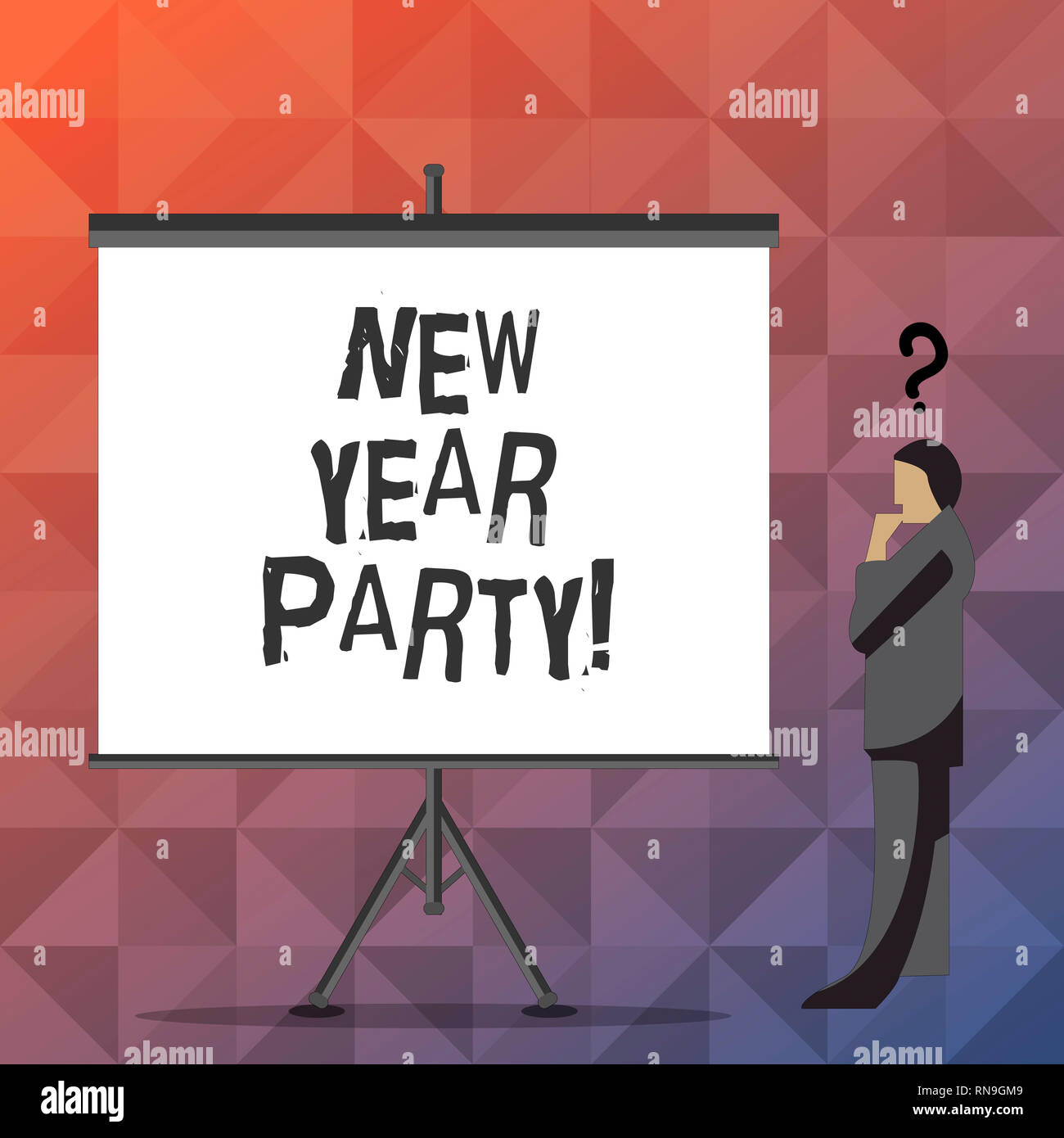 Handwriting text New Year Party. Concept meaning Celebration of the 365 ...