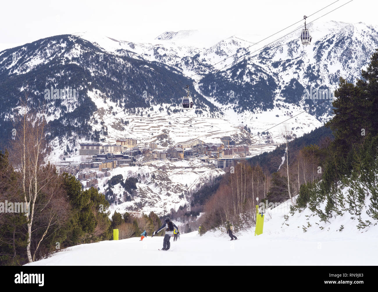 El tarter andora skiing hi-res stock photography and images - Alamy