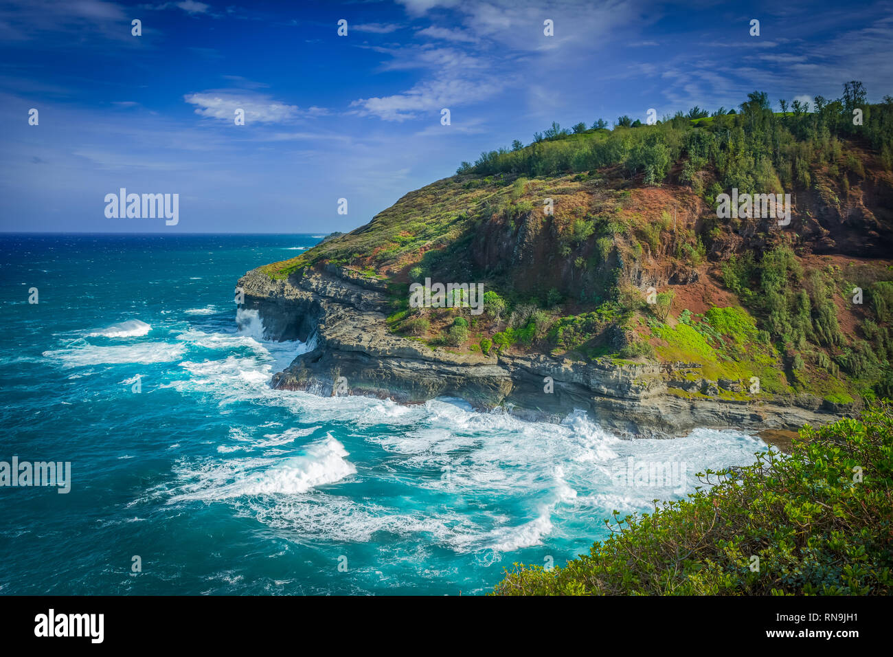 North shore hawaii anini beach hi-res stock photography and images - Alamy