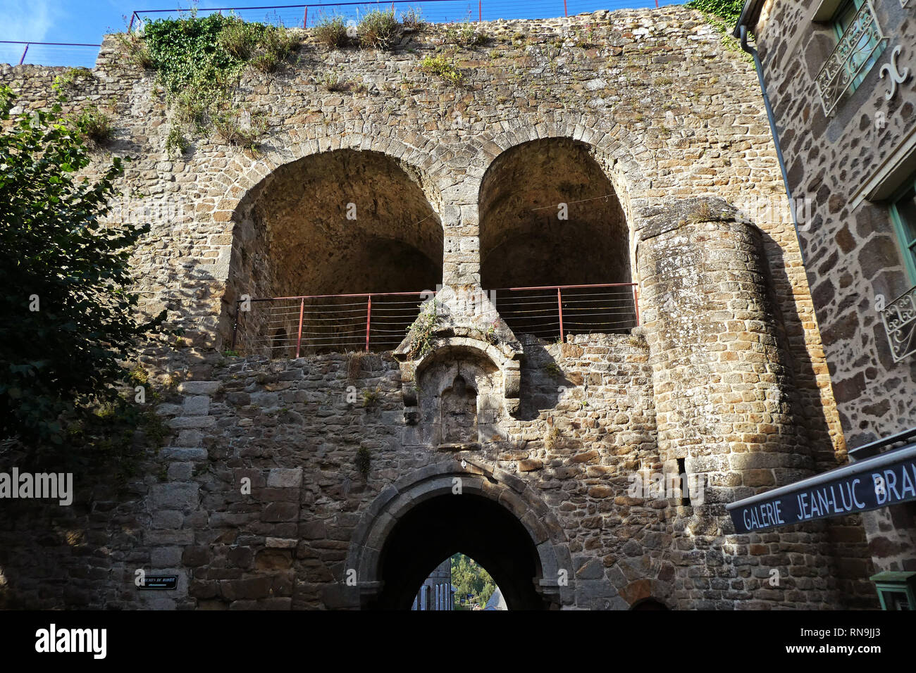 Dinan castle, Bretagne, Brittany, Cotes- d Armor, France, Europe Stock ...