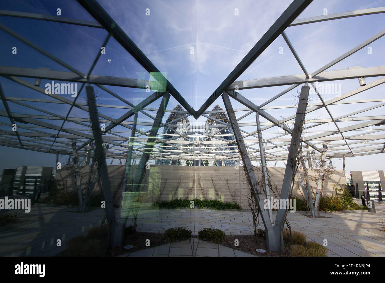 Roof of the gherkin hi-res stock photography and images - Alamy