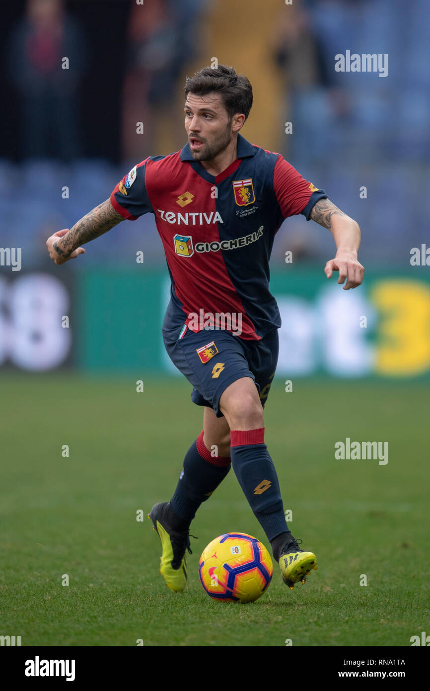 Genoa, Italy. 17th Feb, 2019. Daniel Sartori Bessa (Genoa) during the ...