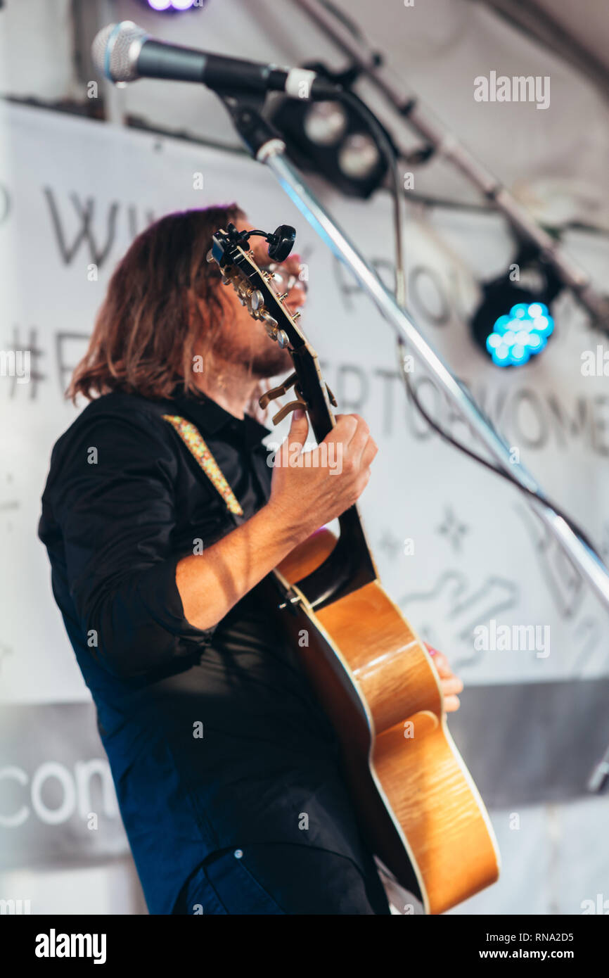 Porepunkah, Victoria, Australia - 16 February 2019: Kate Miller-Heidke ...