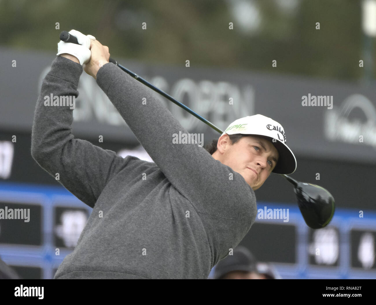 Los Angeles, California, USA. 17th Feb, 2019. Cody Gribble competes in ...
