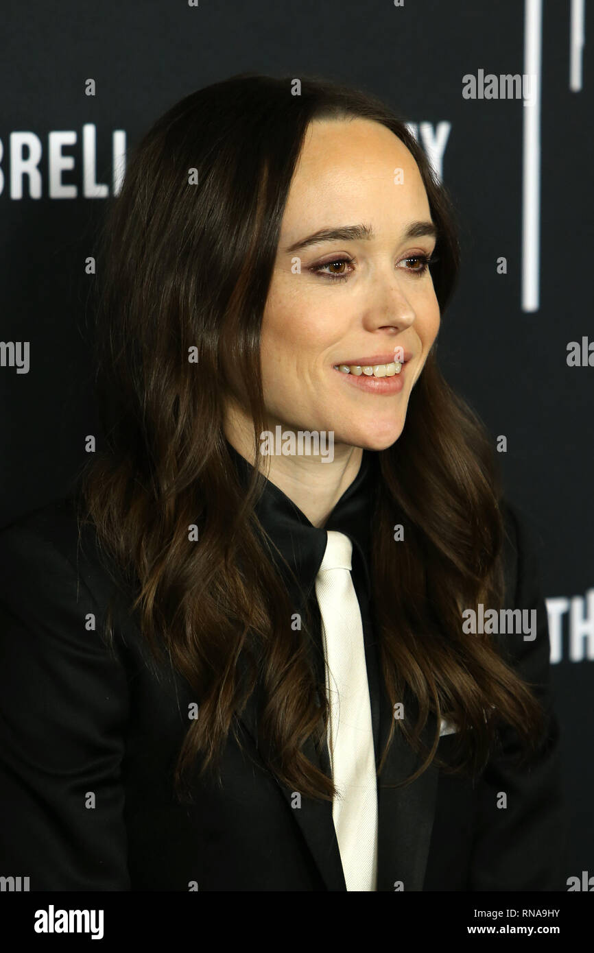 Los Angeles, CA, USA. 12th Feb, 2019. LOS ANGELES - FEB 12: Ellen Page ...