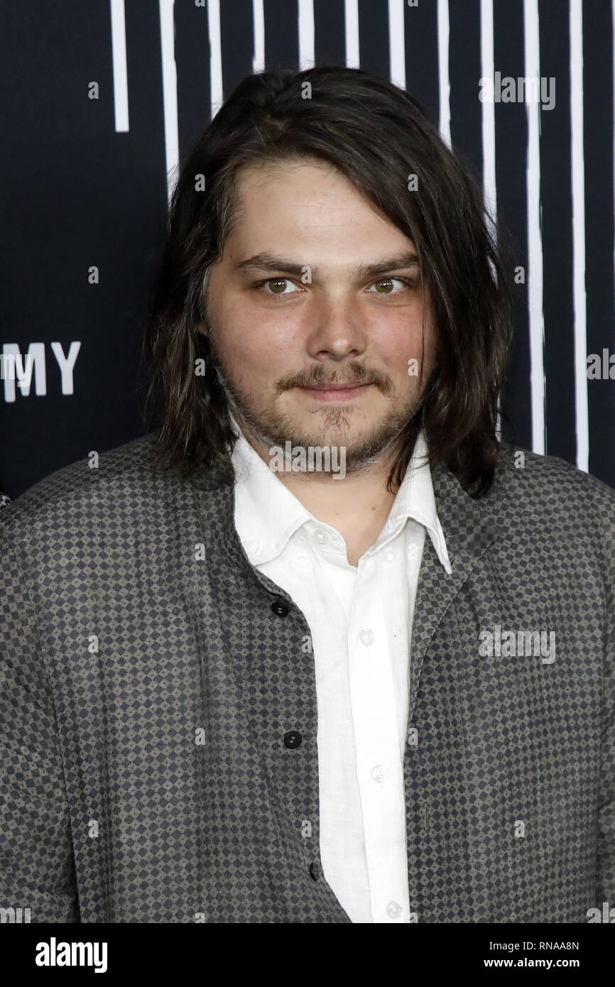 Los Angeles, CA, USA. 12th Feb, 2019. LOS ANGELES - FEB 12: Gerard Way ...