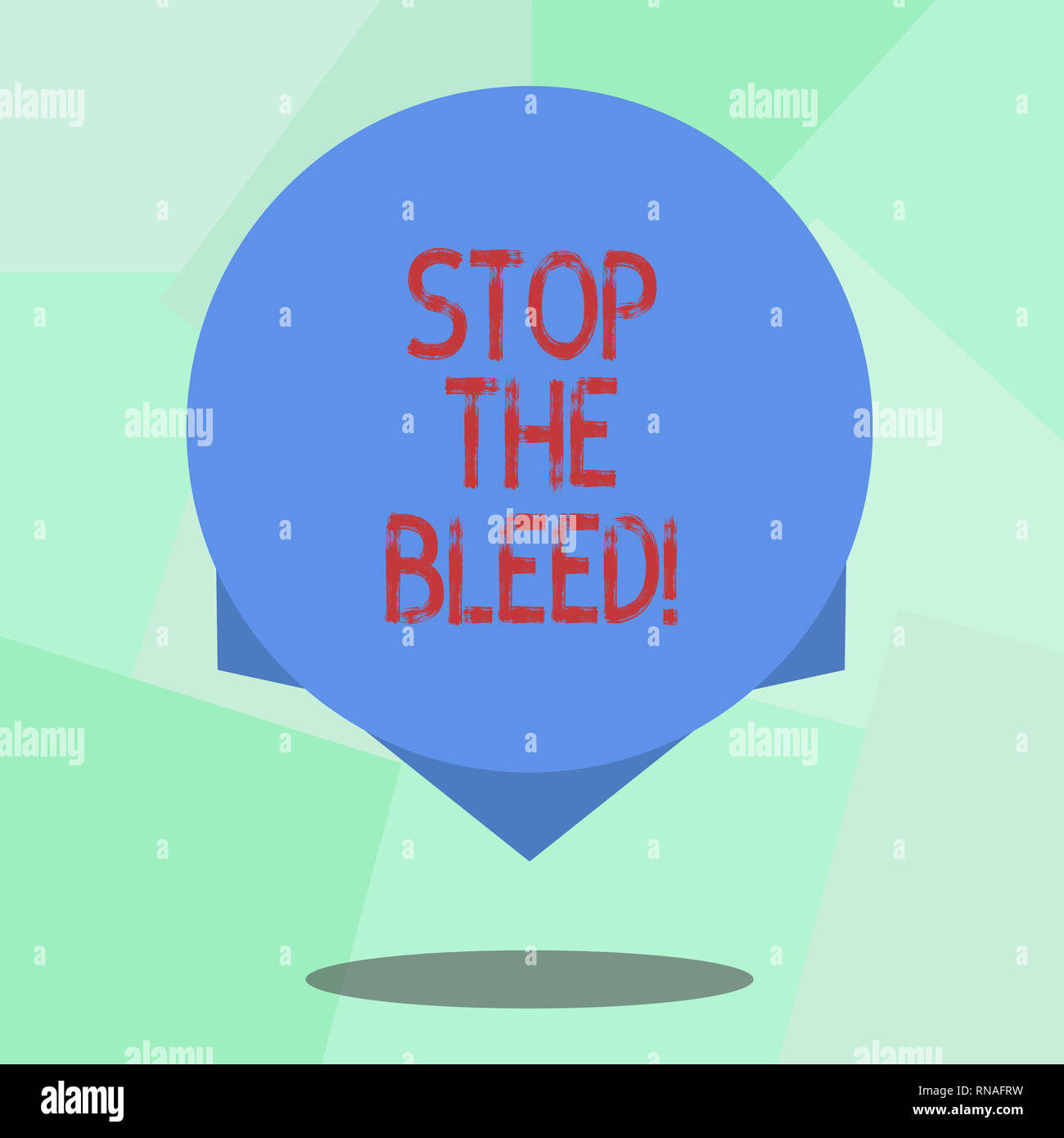 Conceptual hand writing showing Stop The Bleed. Business photo ...