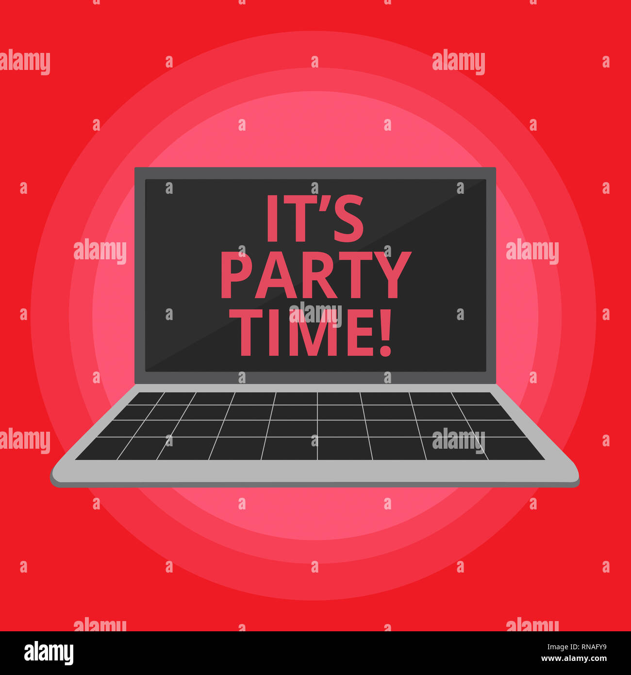 Word writing text It S Party Time. Business concept for Right moment to ...
