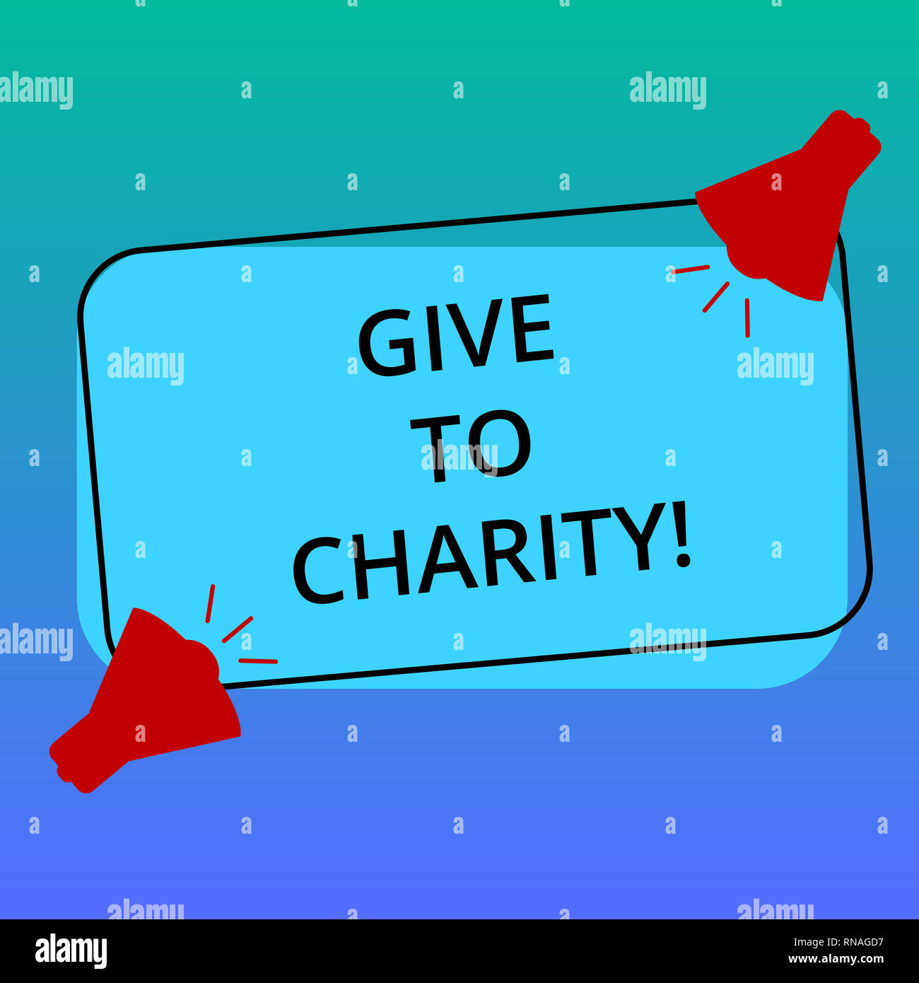 Handwriting text writing Give To Charity. Concept meaning Donate giving ...