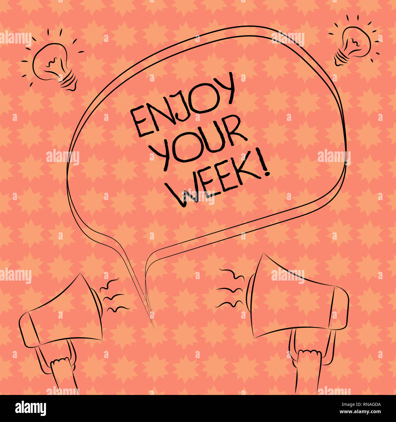 Writing note showing Enjoy Your Week. Business photo showcasing Best ...