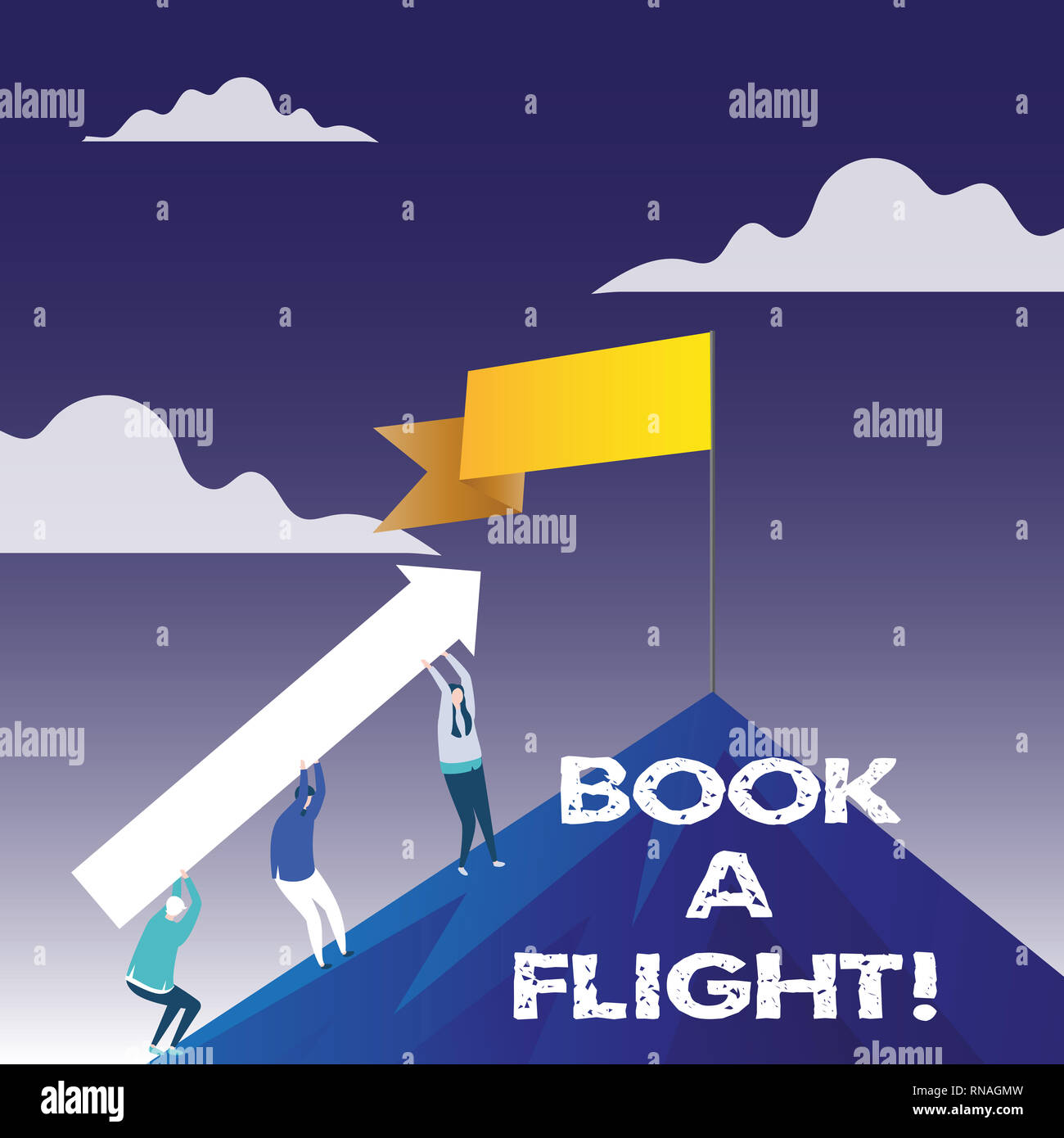 Handwriting text writing Book A Flight. Concept meaning Purchase ...