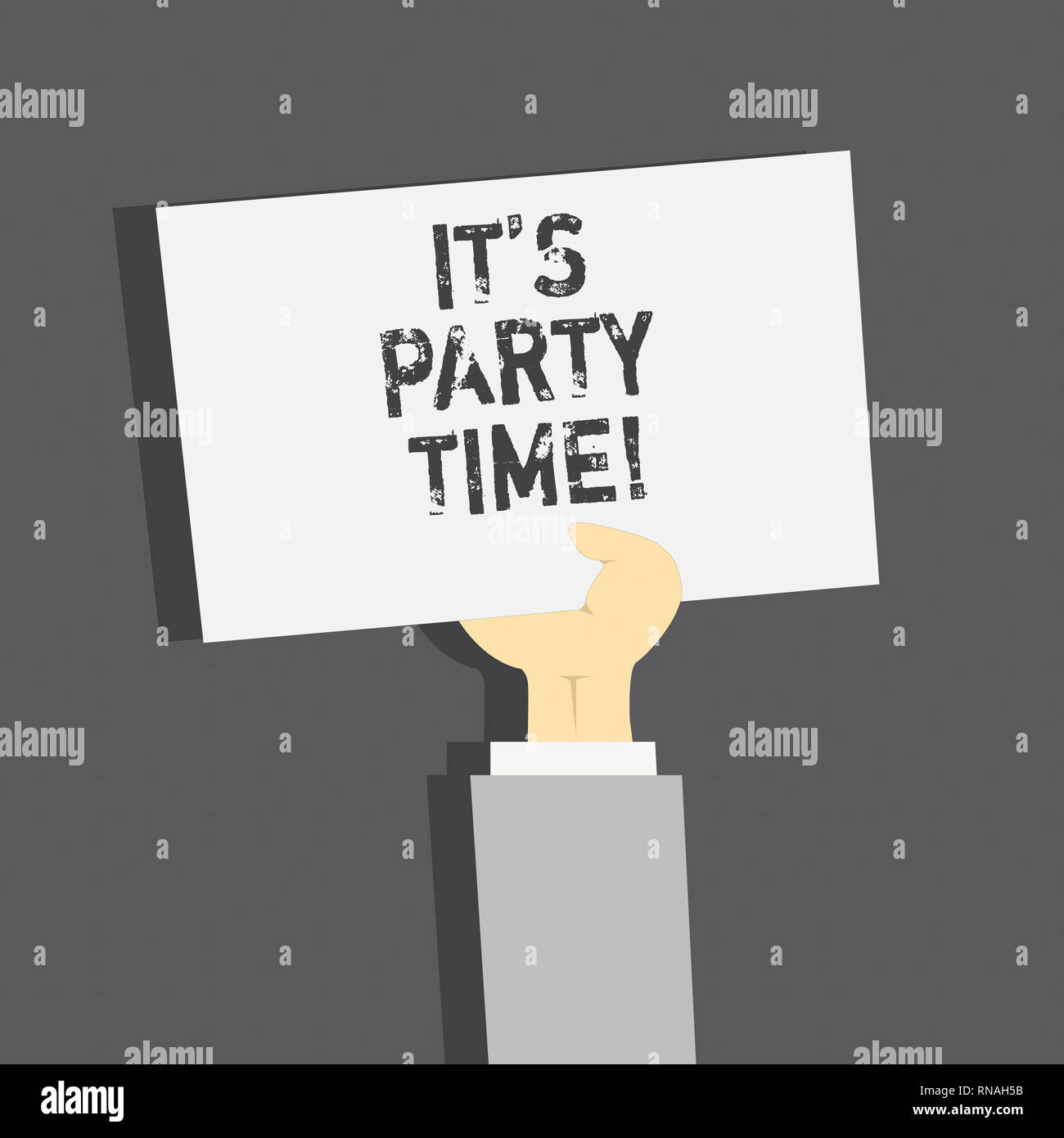 Handwriting text It S Party Time. Concept meaning Right moment to ...