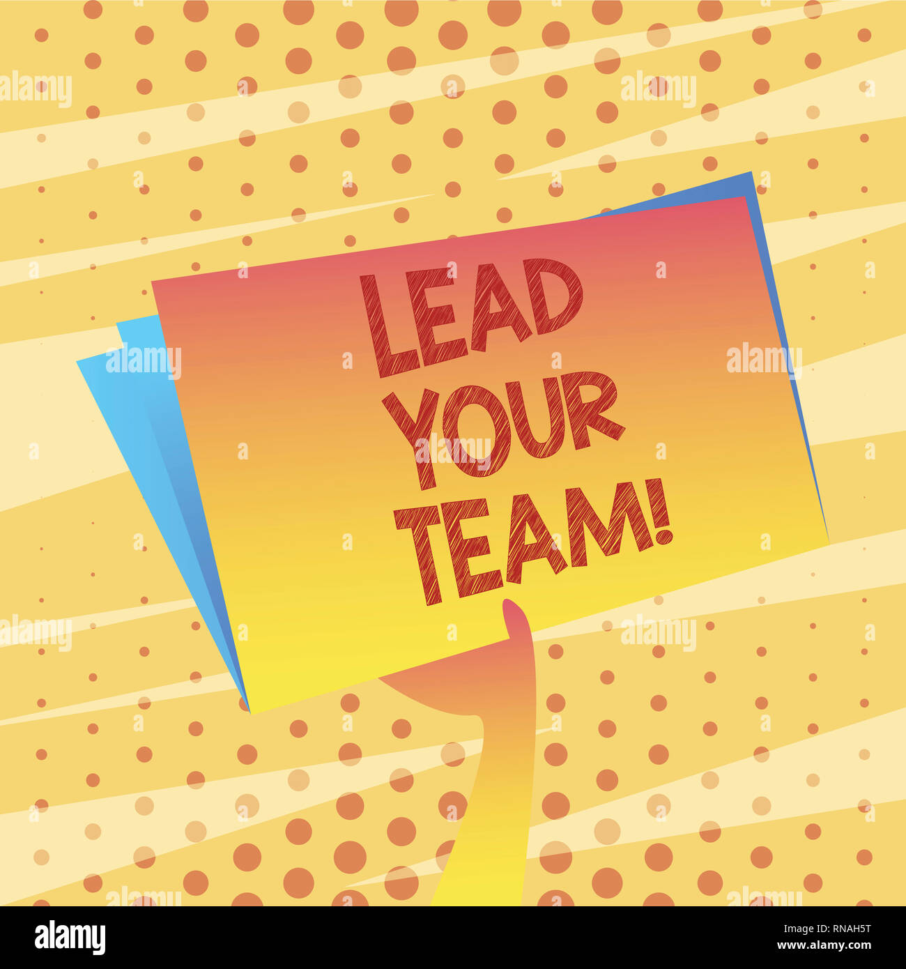 Conceptual hand writing showing Lead Your Team. Business photo ...