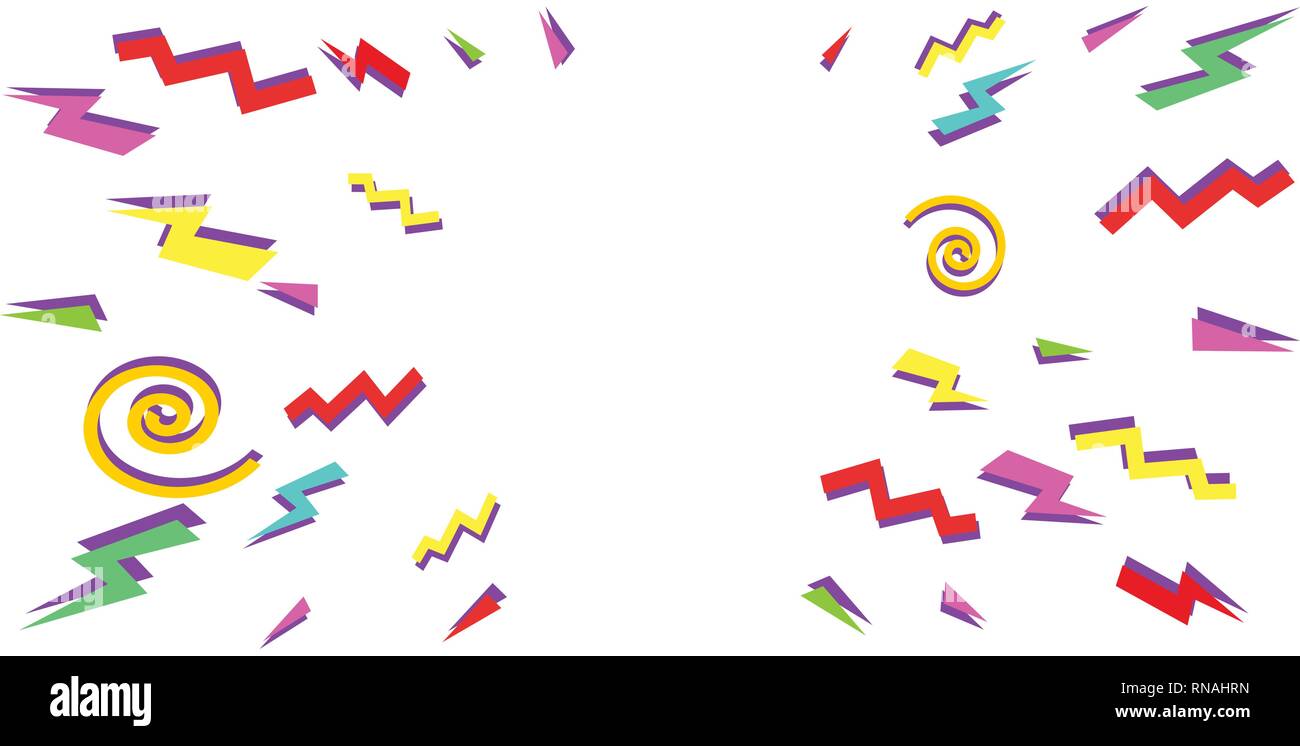 eighties background Pop art retro vector illustration vintage kitsch ...