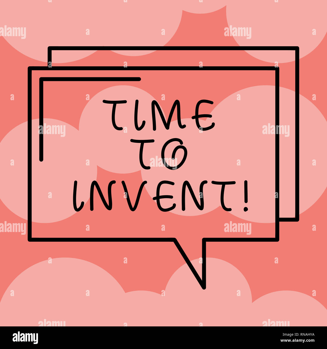 Writing note showing Time To Invent. Business photo showcasing ...