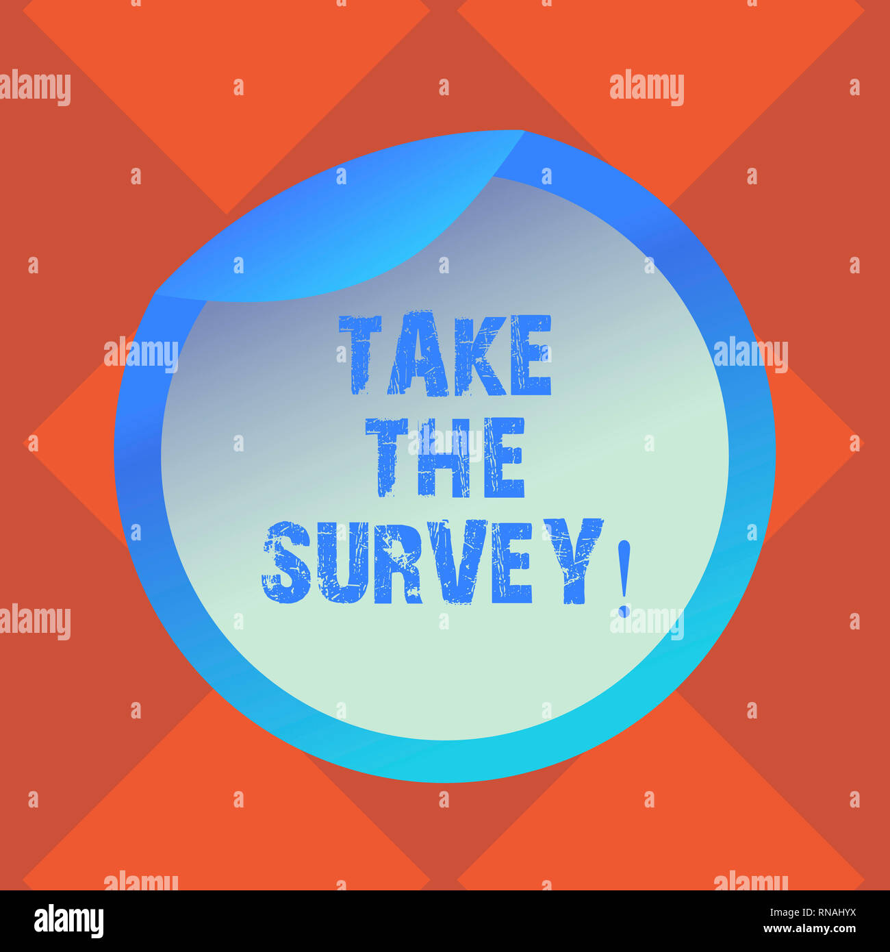 Handwriting text writing Take The Survey. Concept meaning Fill in the ...