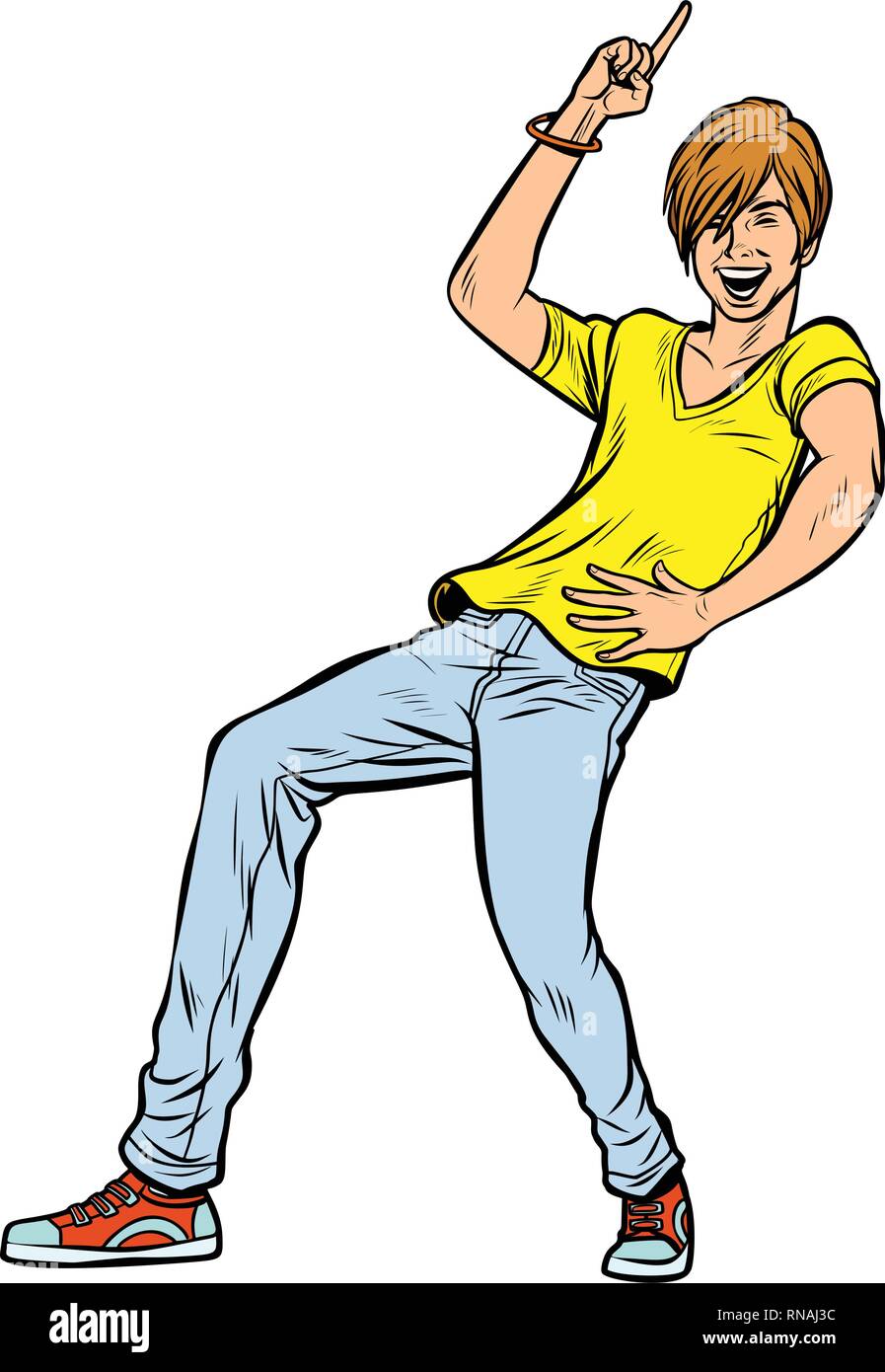 Motion jeans Stock Vector Images - Alamy