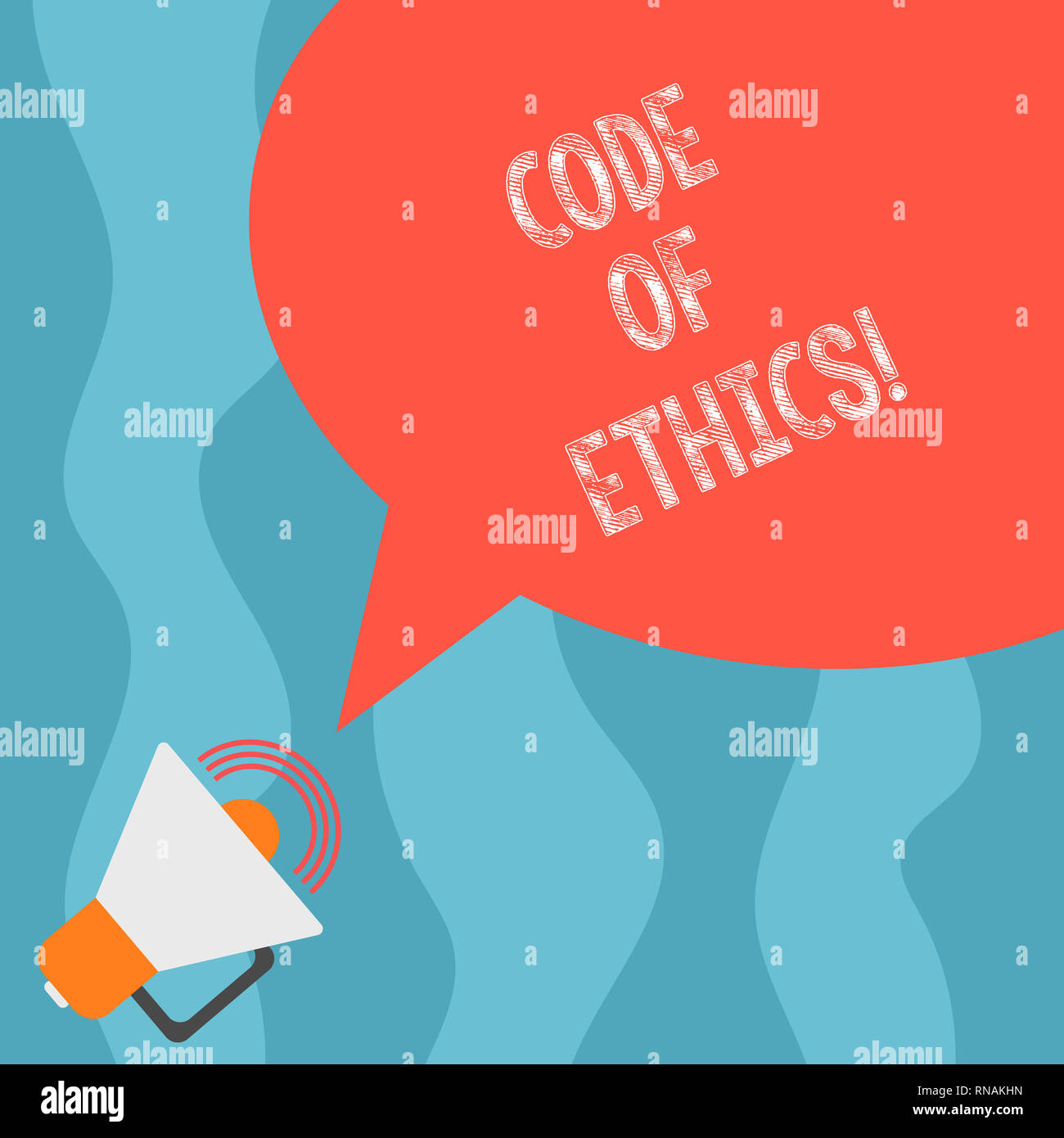 Conceptual hand writing showing Code Of Ethics. Business photo text ...