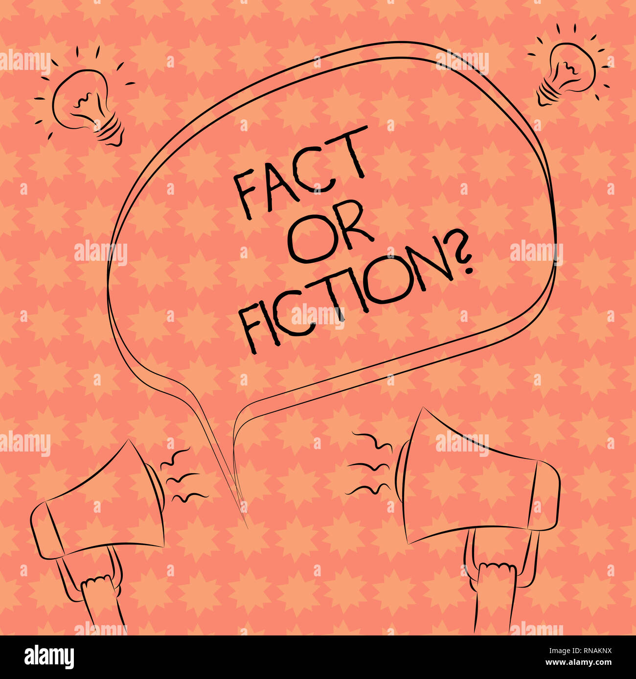 Writing note showing Fact Or Fiction. Business photo showcasing Is it ...