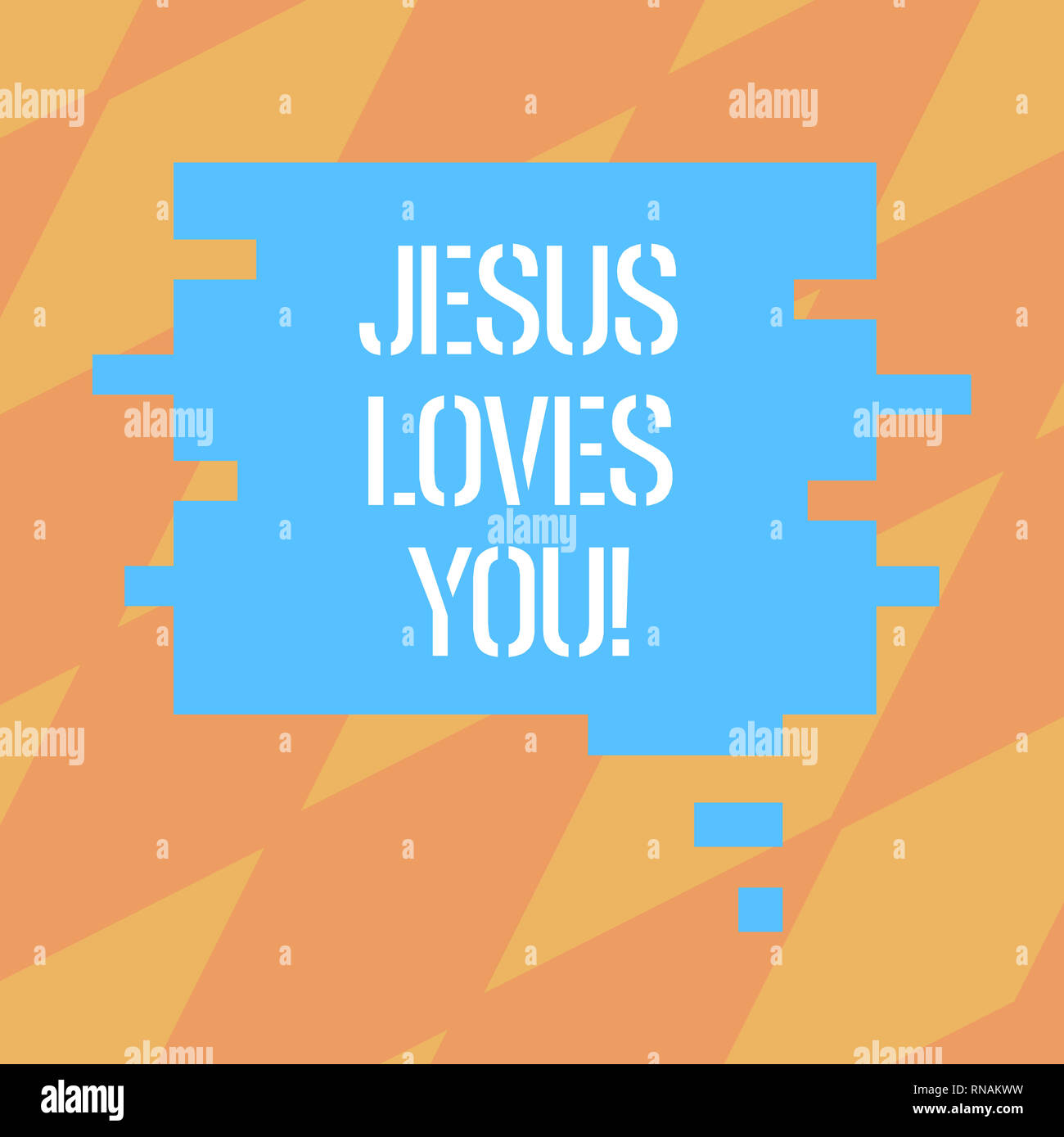 Text sign showing Jesus Loves You. Conceptual photo Believe in the Lord ...