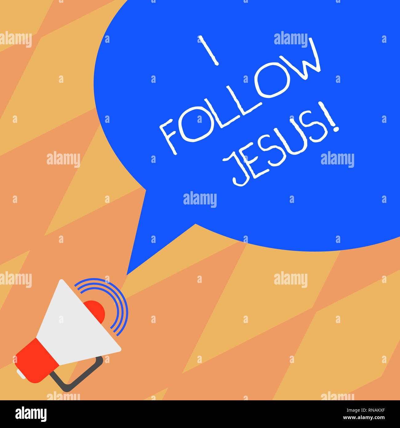 Follow jesus sign hi-res stock photography and images - Alamy