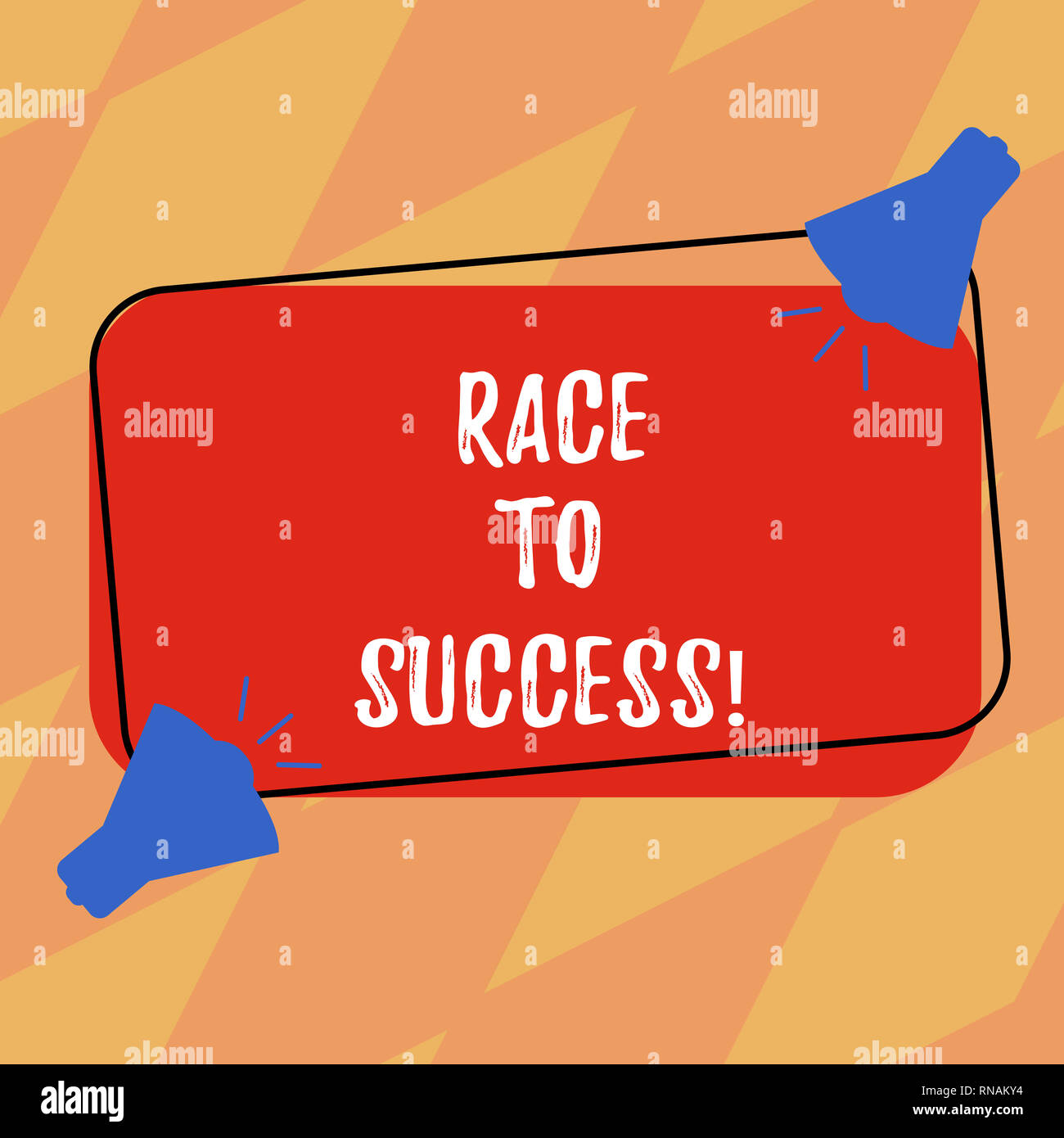 Text sign showing Race To Success. Conceptual photo Competition for ...