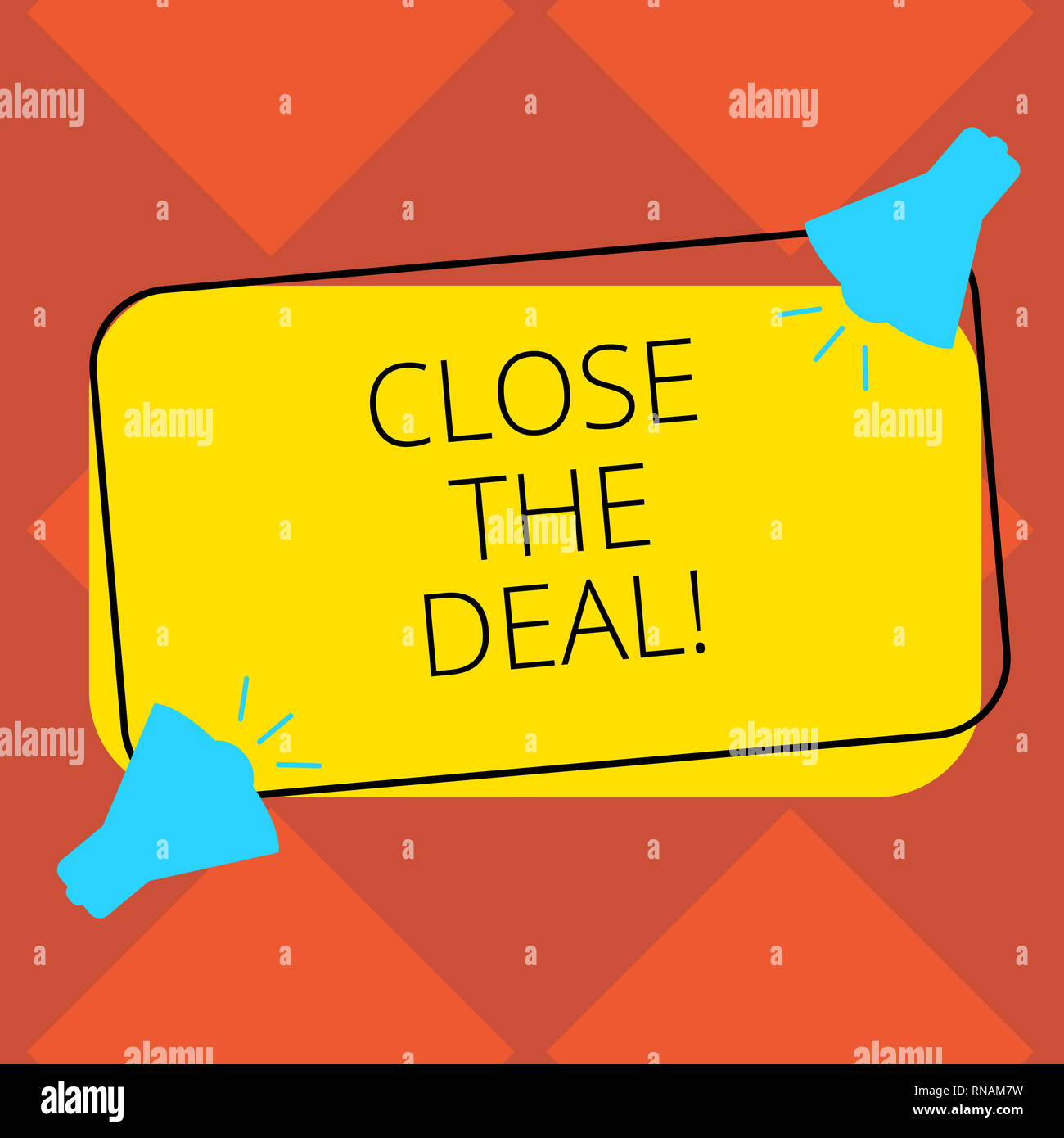 Handwriting text Close The Deal. Concept meaning Agreement for business ...