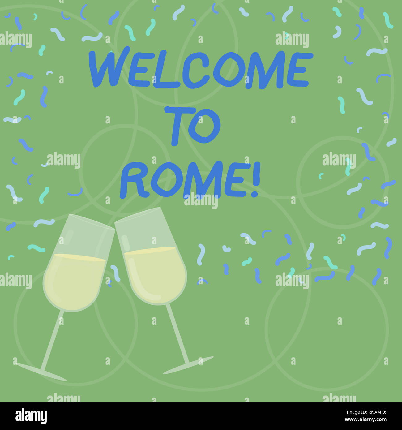 Word writing text Welcome To Rome. Business concept for Arriving to ...