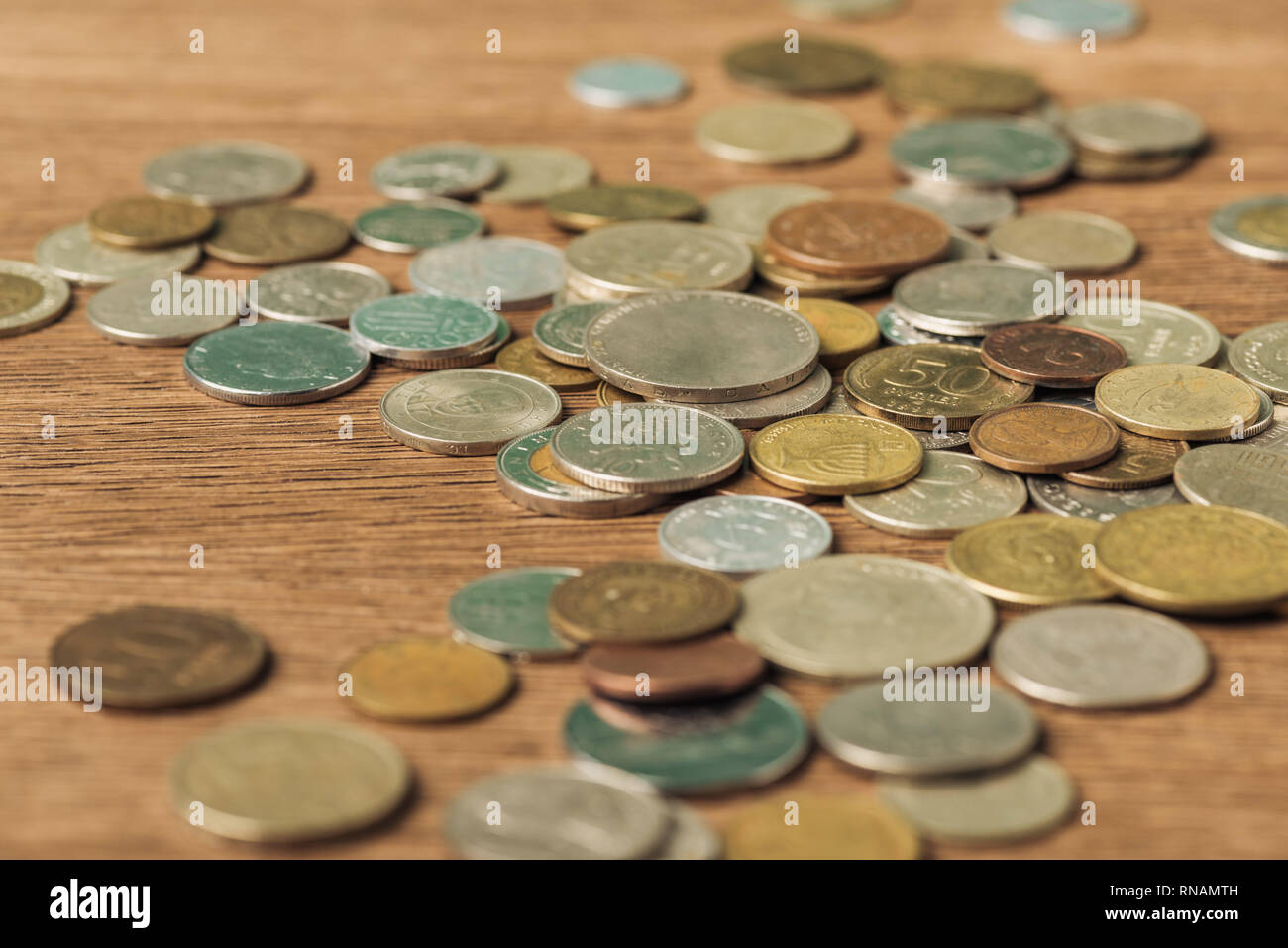 Different coins hi-res stock photography and images - Alamy