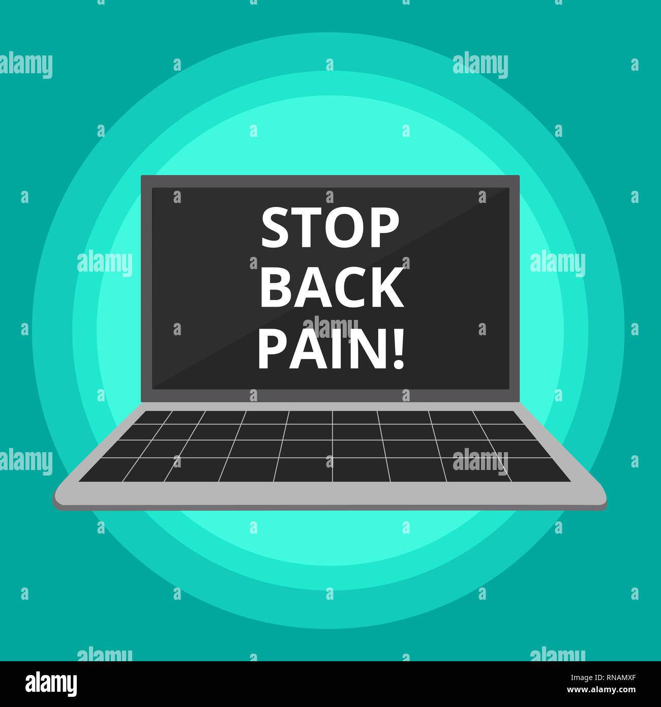 Word writing text Stop Back Pain. Business concept for Medical ...