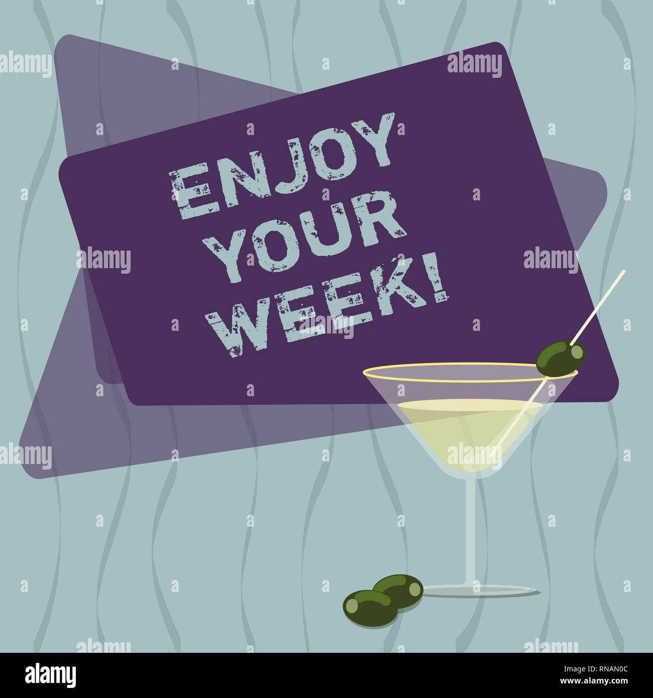 Conceptual hand writing showing Enjoy Your Week. Business photo text ...