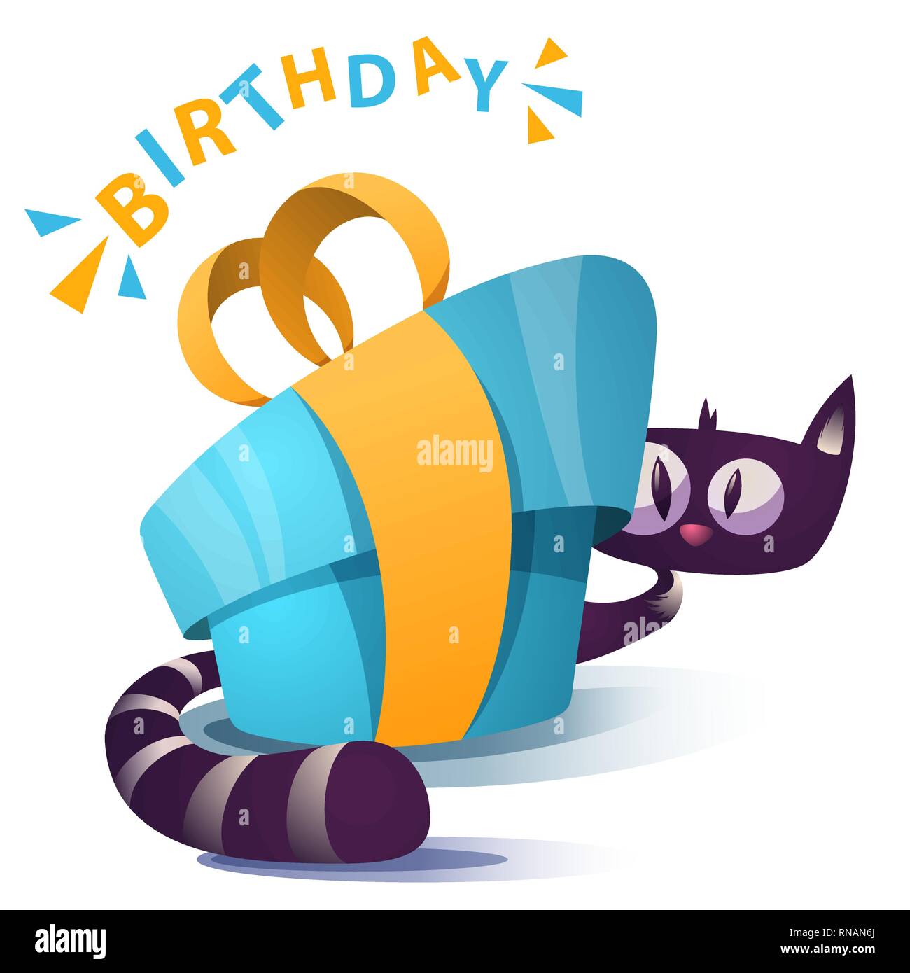 Box blue print Stock Vector Images - Alamy