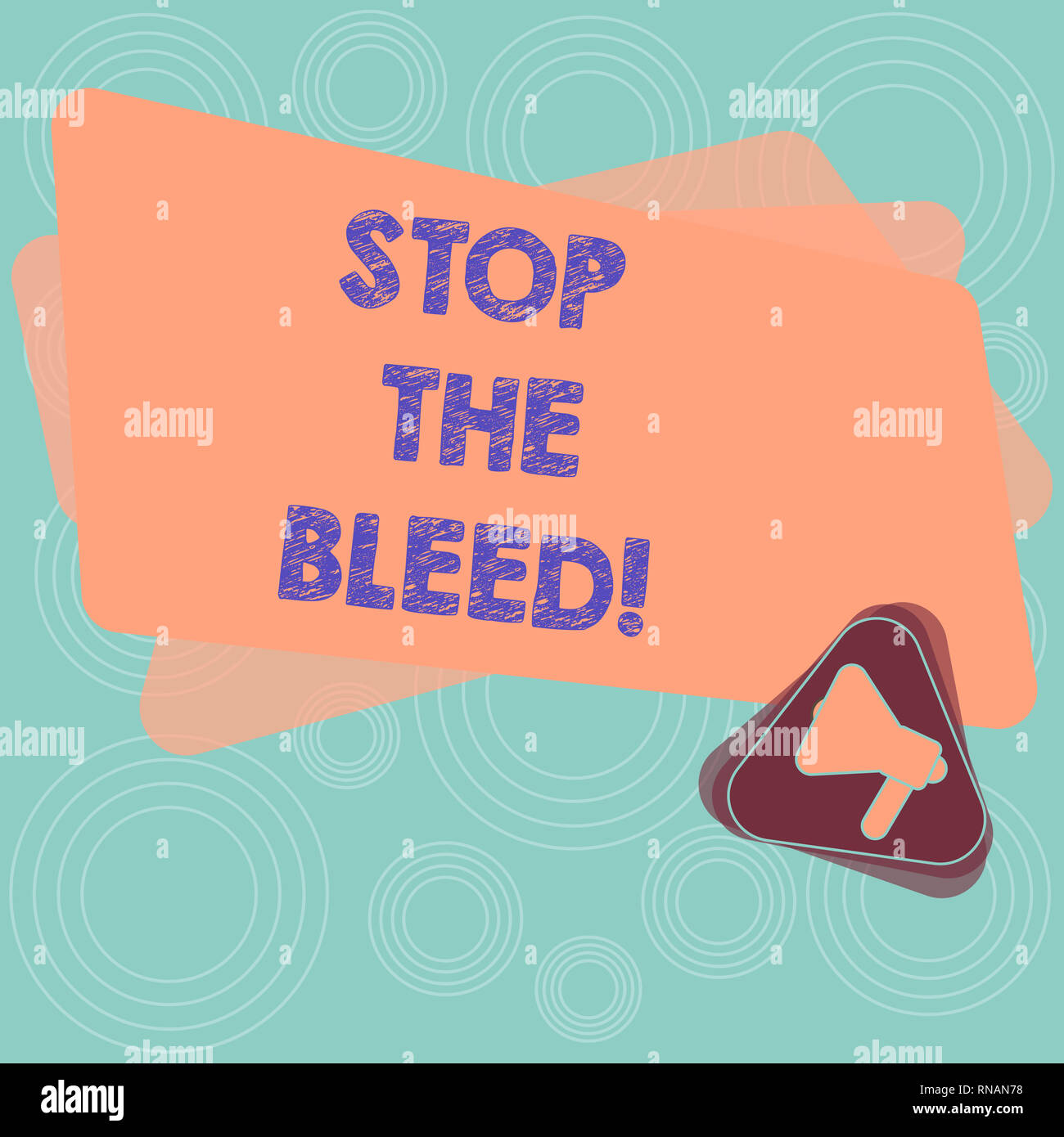 Text sign showing Stop The Bleed. Conceptual photo Medical treatment ...