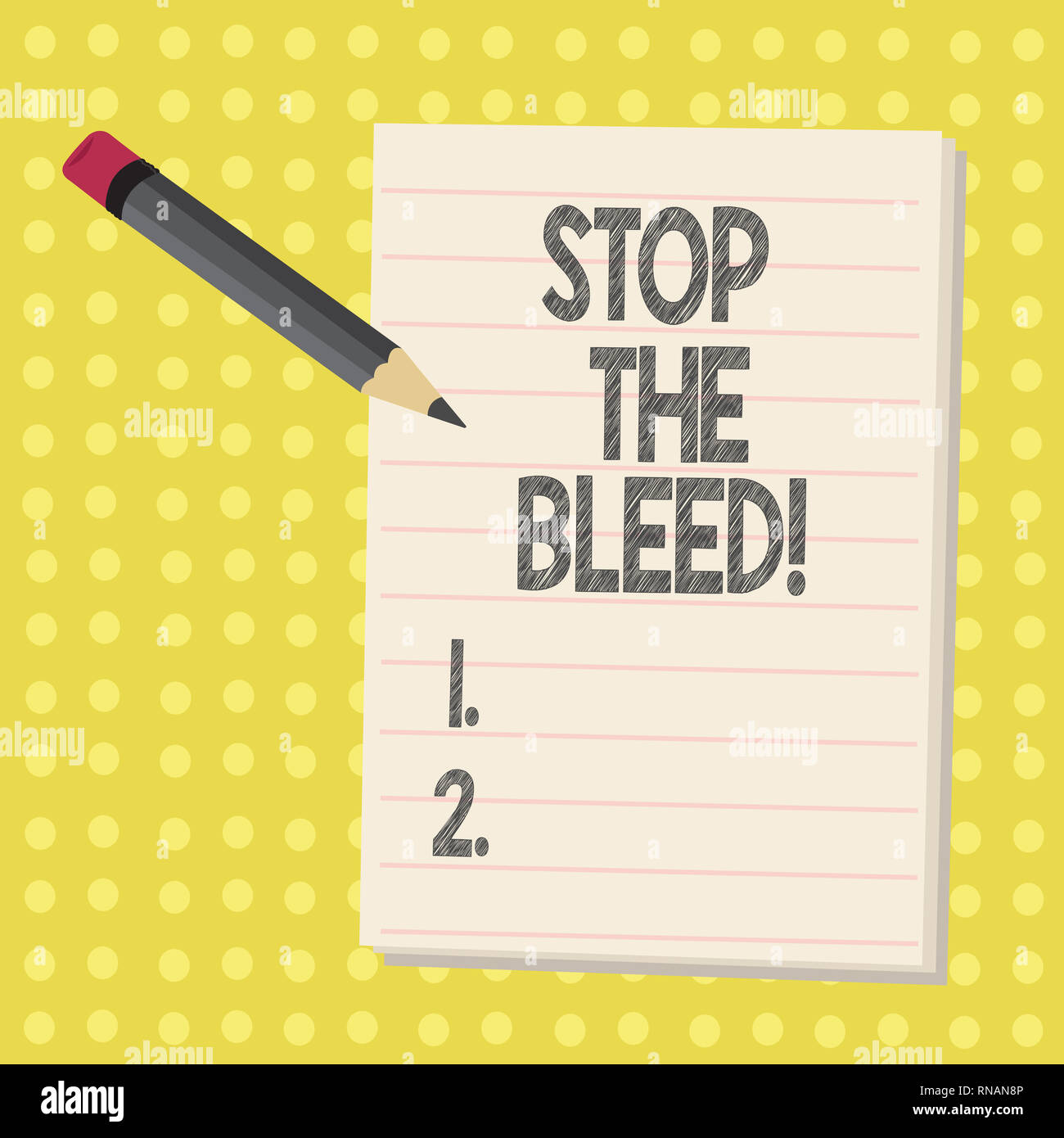 Word writing text Stop The Bleed. Business concept for Medical ...