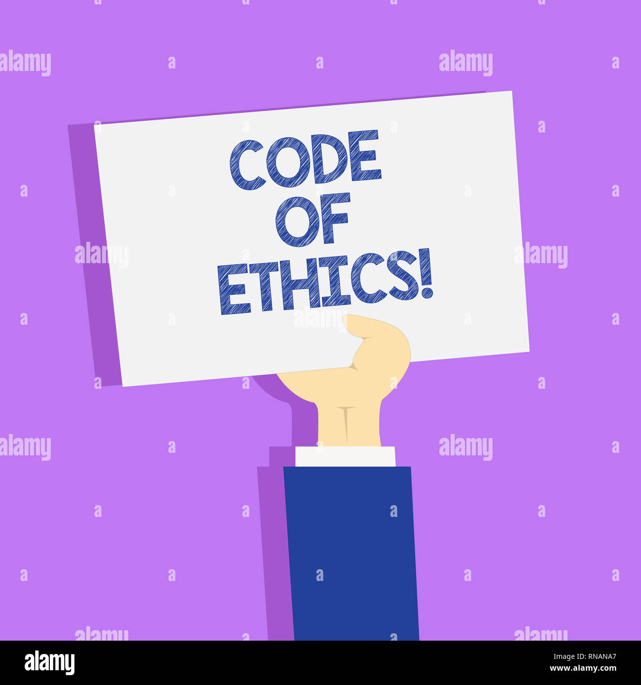 Word writing text Code Of Ethics. Business concept for Moral Rules ...