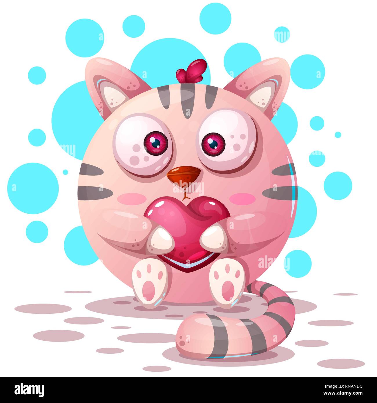 Cute cats pets characters Stock Vector Images - Alamy