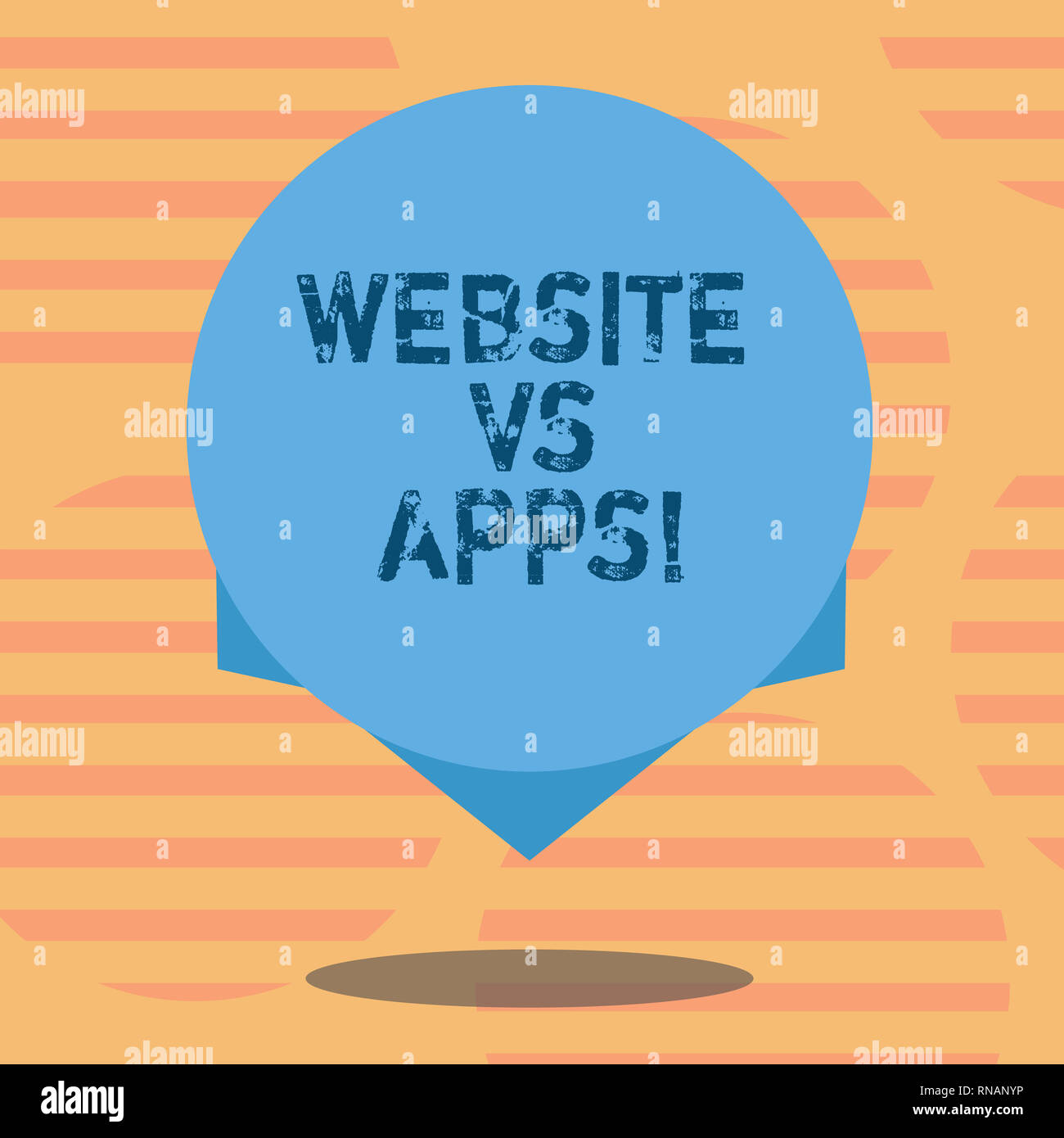 Word Writing Text Website Vs Apps Business Concept For Doubt Between
