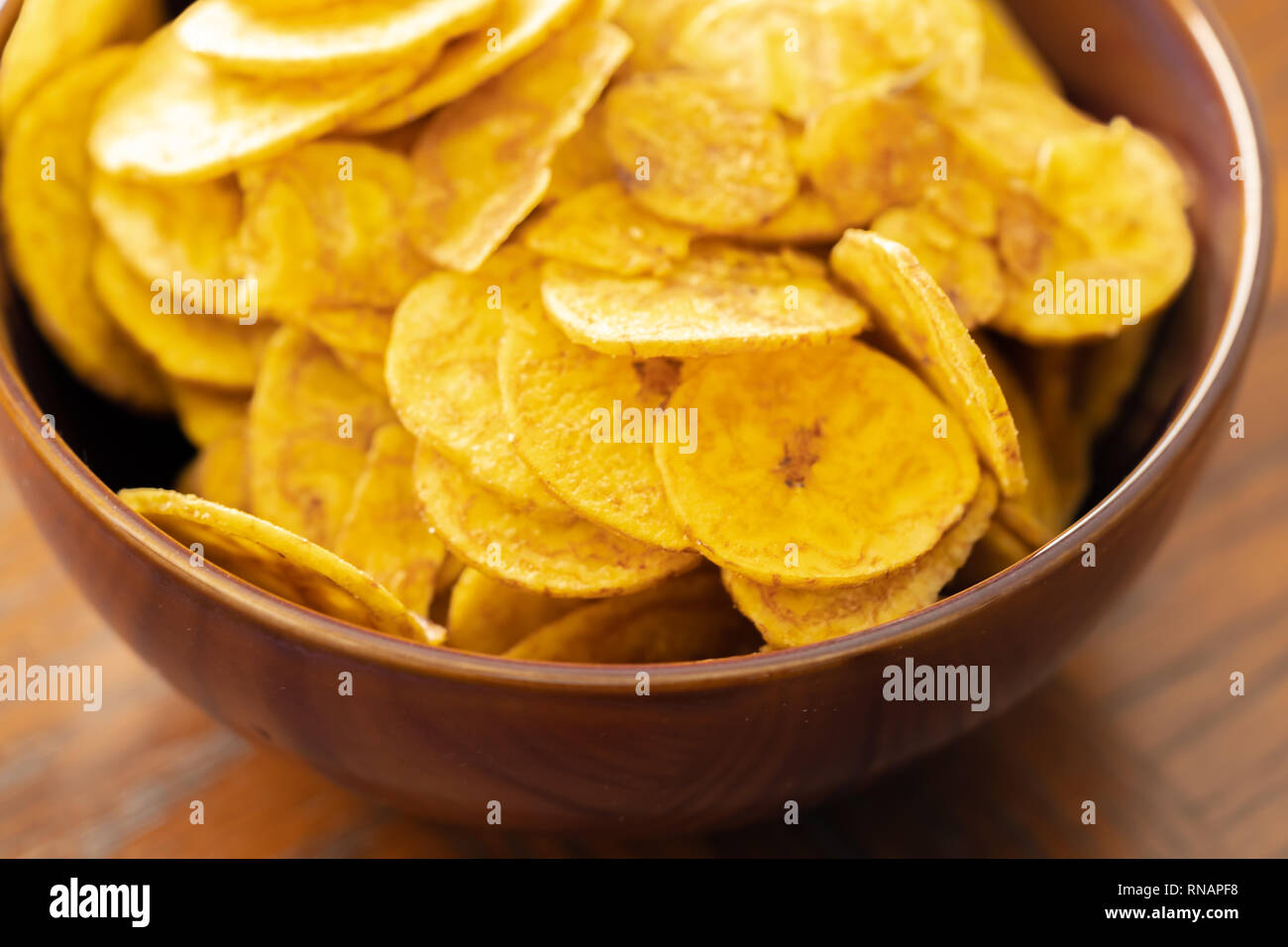 Nigerian Plantain Chips in Bowl ready to Eat Stock Photo - Alamy