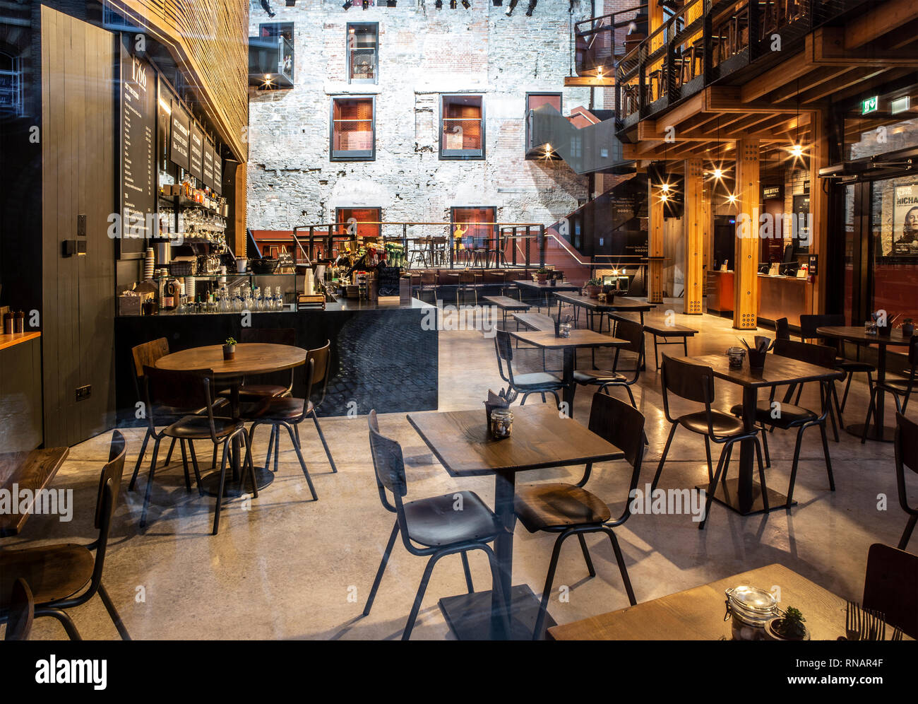 BRISTOL, UK - FEBRUARY 16, 2019: The Bristol Old Vic Theatre 1766 Bar ...