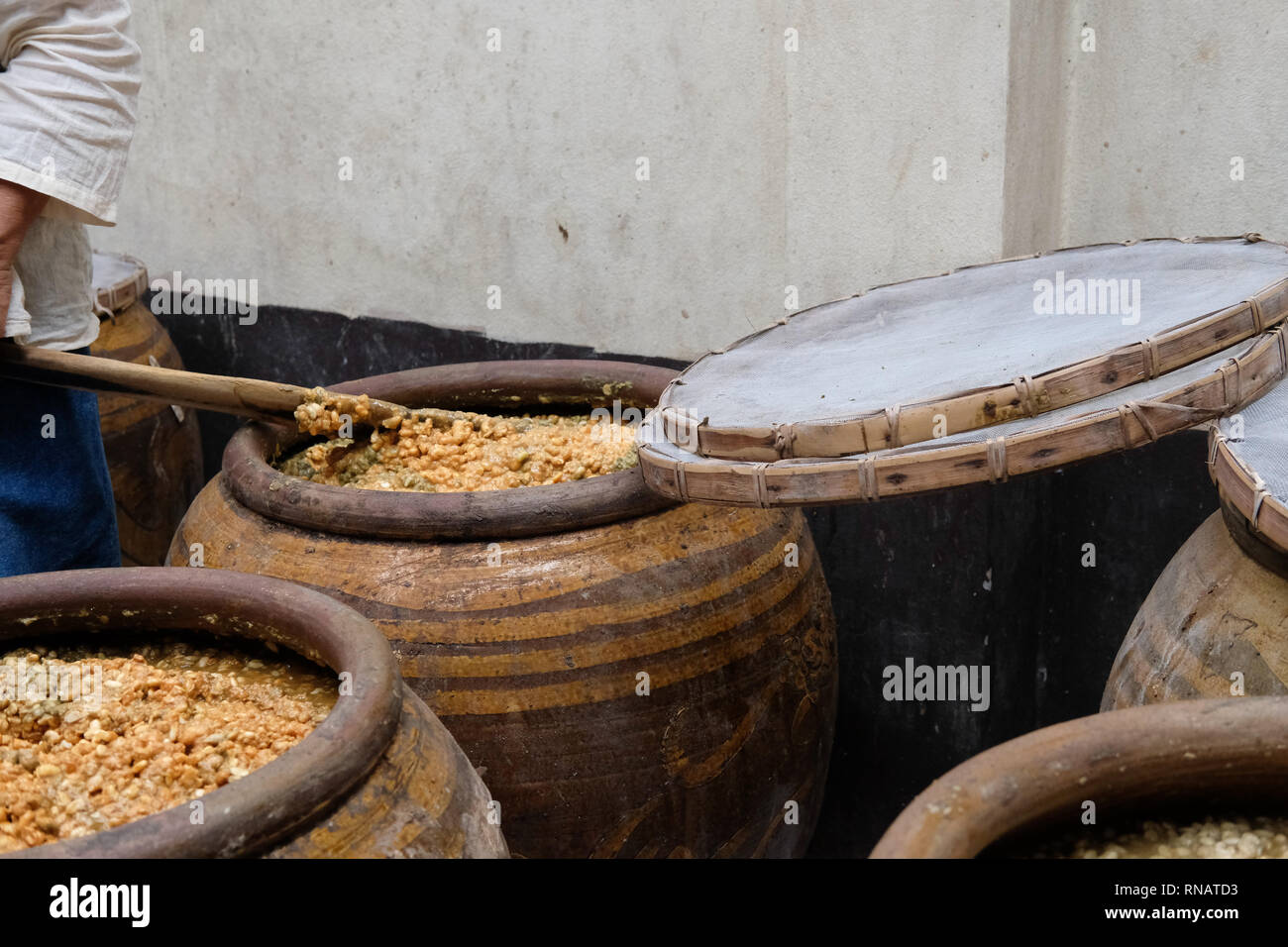 Miso fermented bean paste hi-res stock photography and images - Alamy