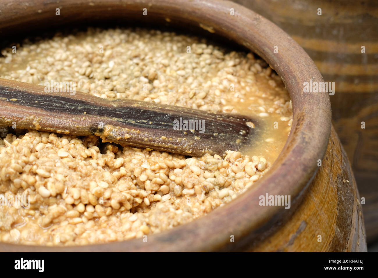 Miso fermented bean paste hi-res stock photography and images - Alamy