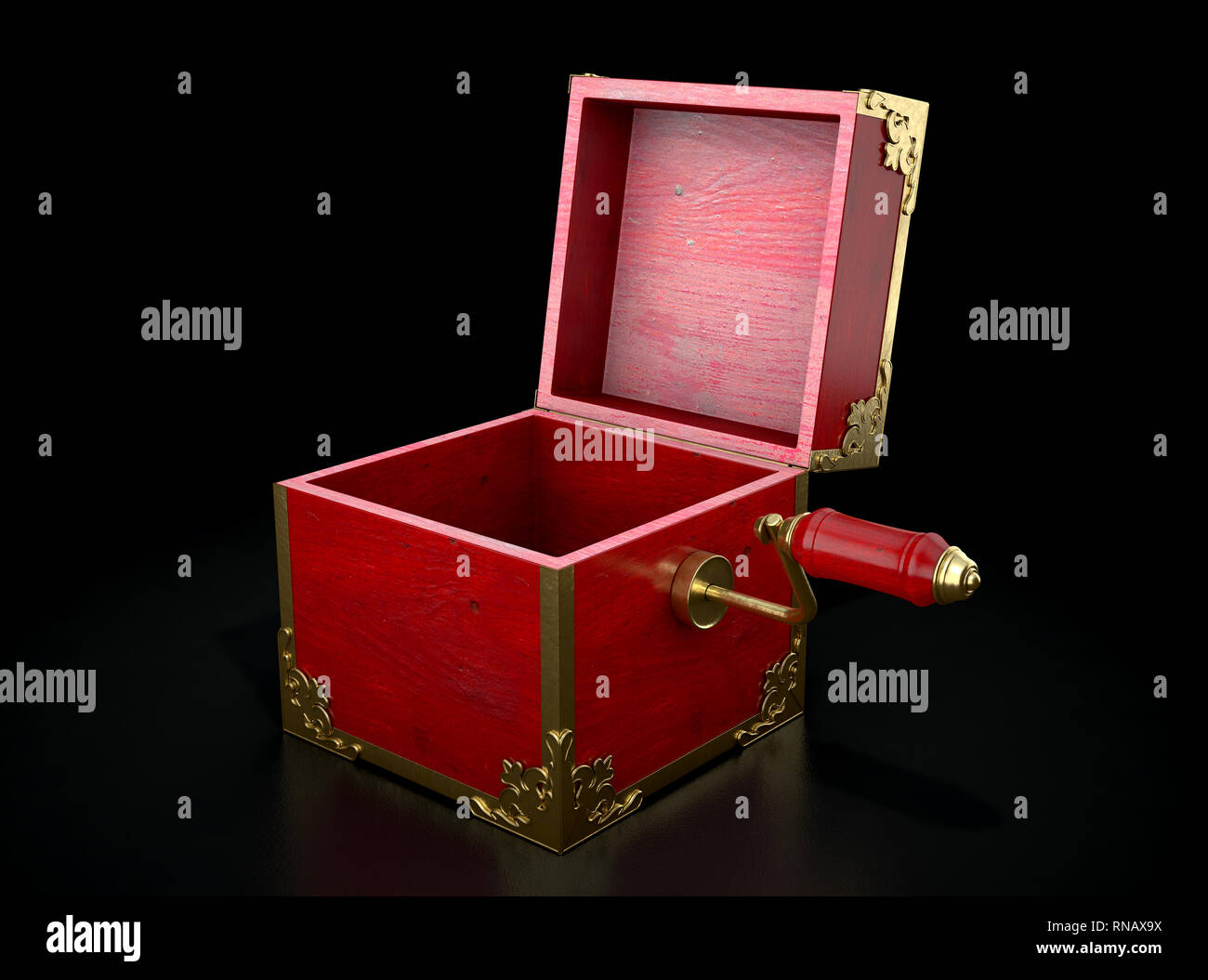 Old jack in the box toy hi-res stock photography and images - Alamy