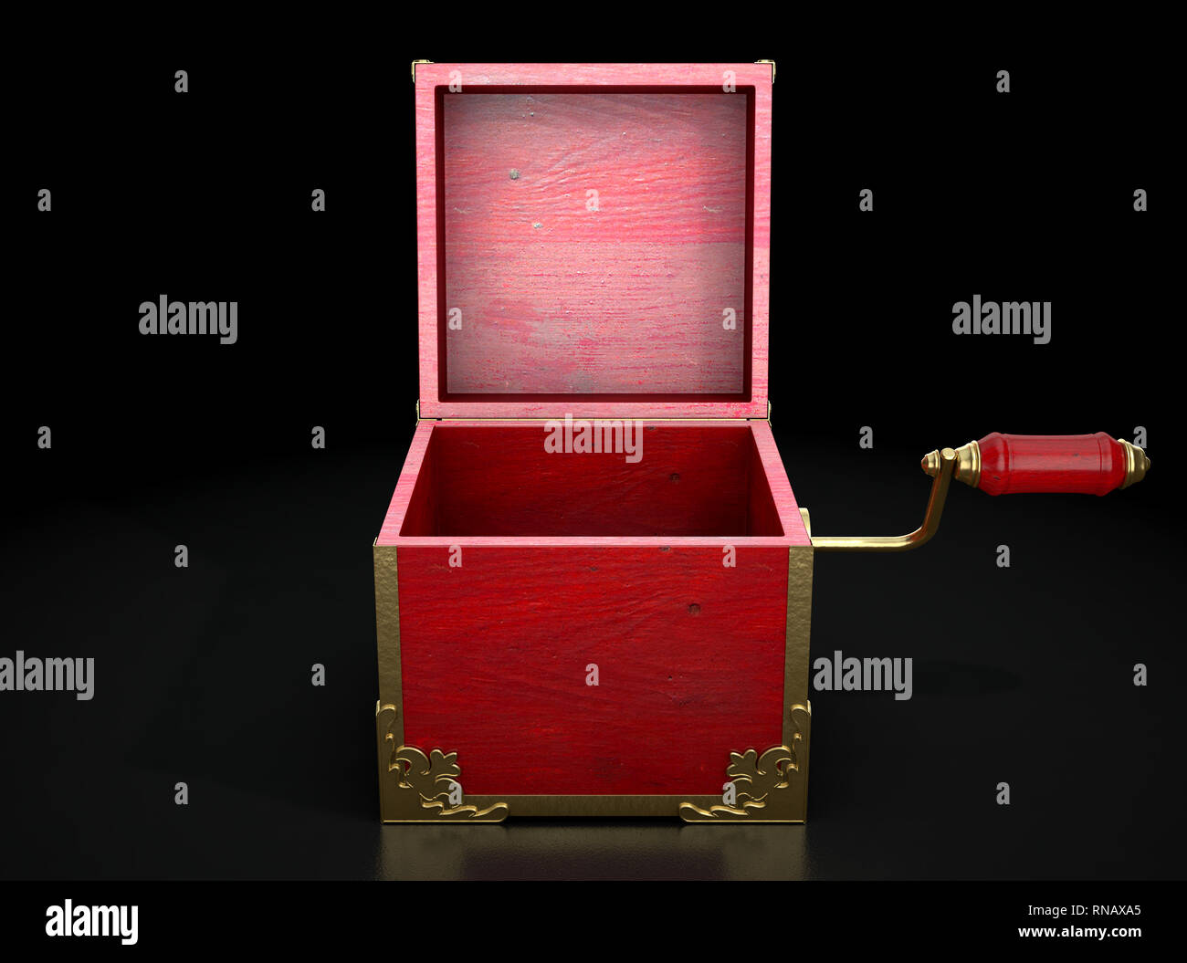 Jack Box Toy Isolated High Resolution Stock Photography and Images - Alamy