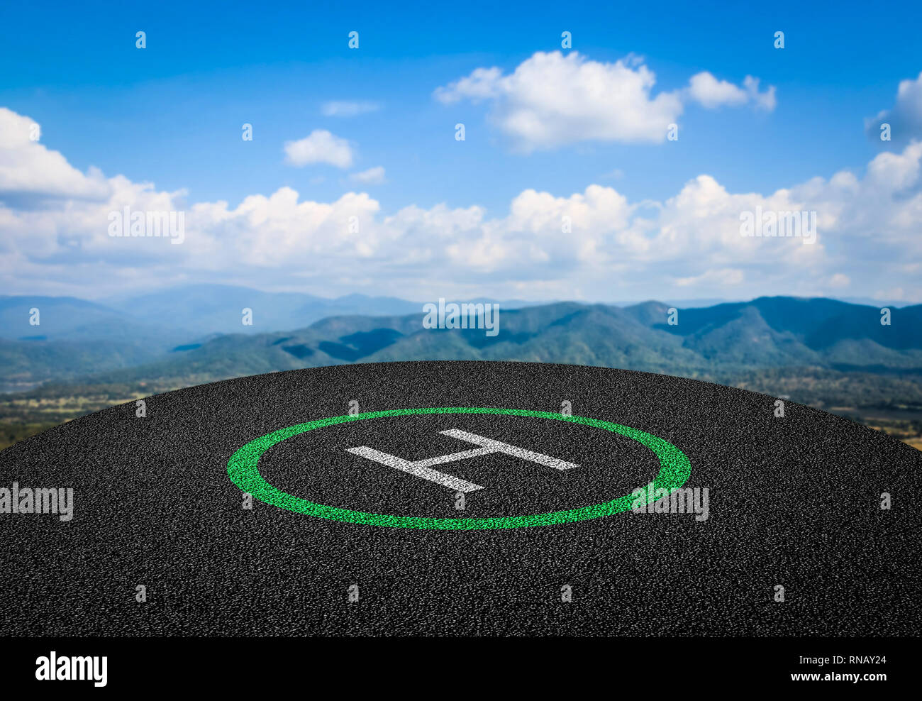 Heliport landing place helipad hi-res stock photography and images - Alamy